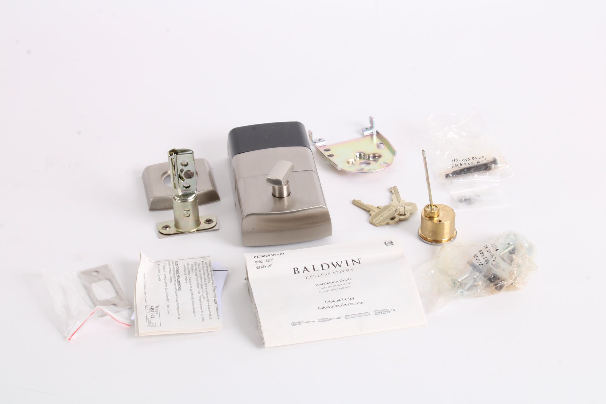 Baldwin 8285 Soho Keypad Deadbolt Kit Satin Nickel – NTC Tech