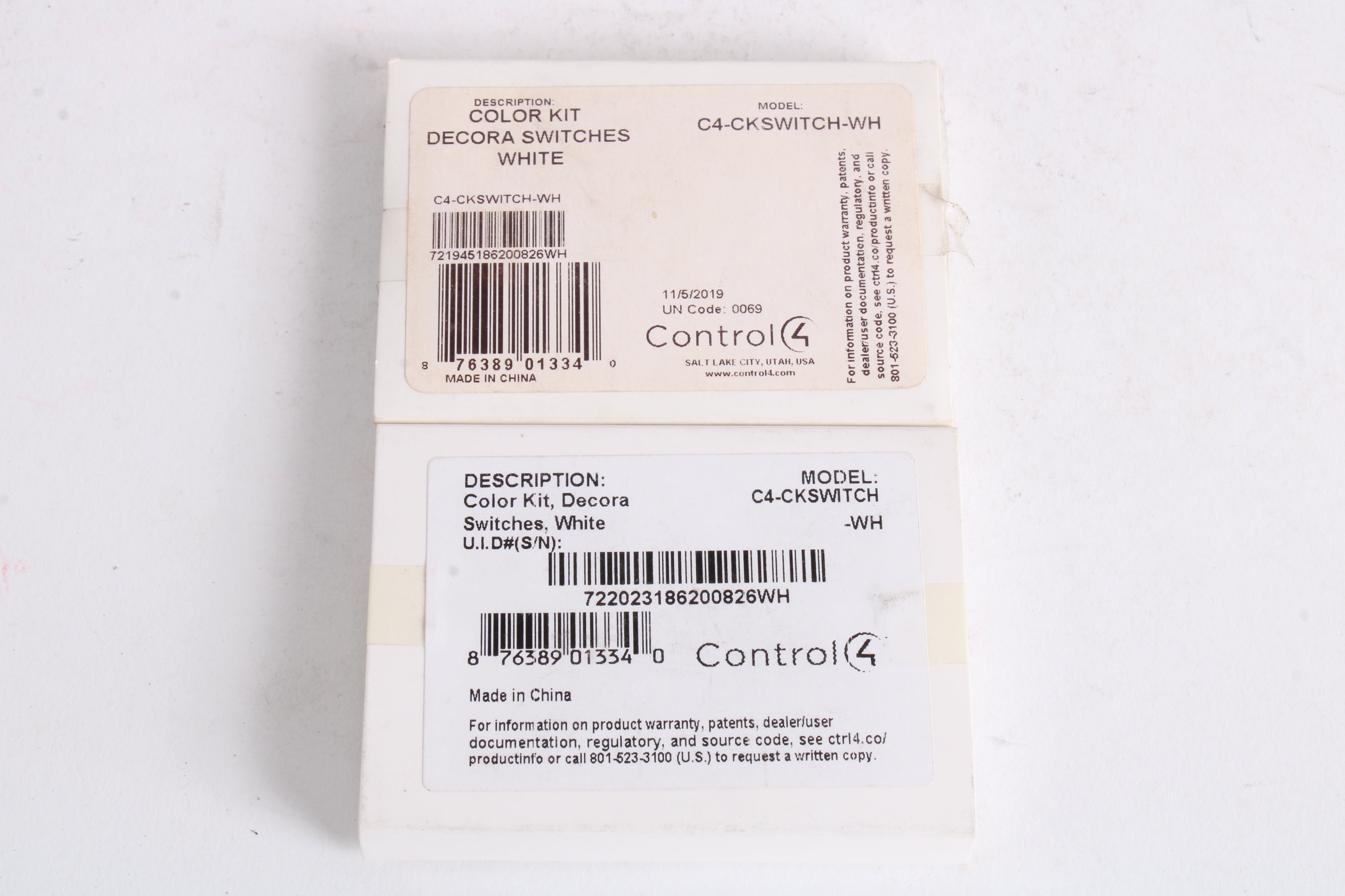 Control4 C4-CKSWITCH-WH Color Kit Decora Switches White Lot of 2 - New ...