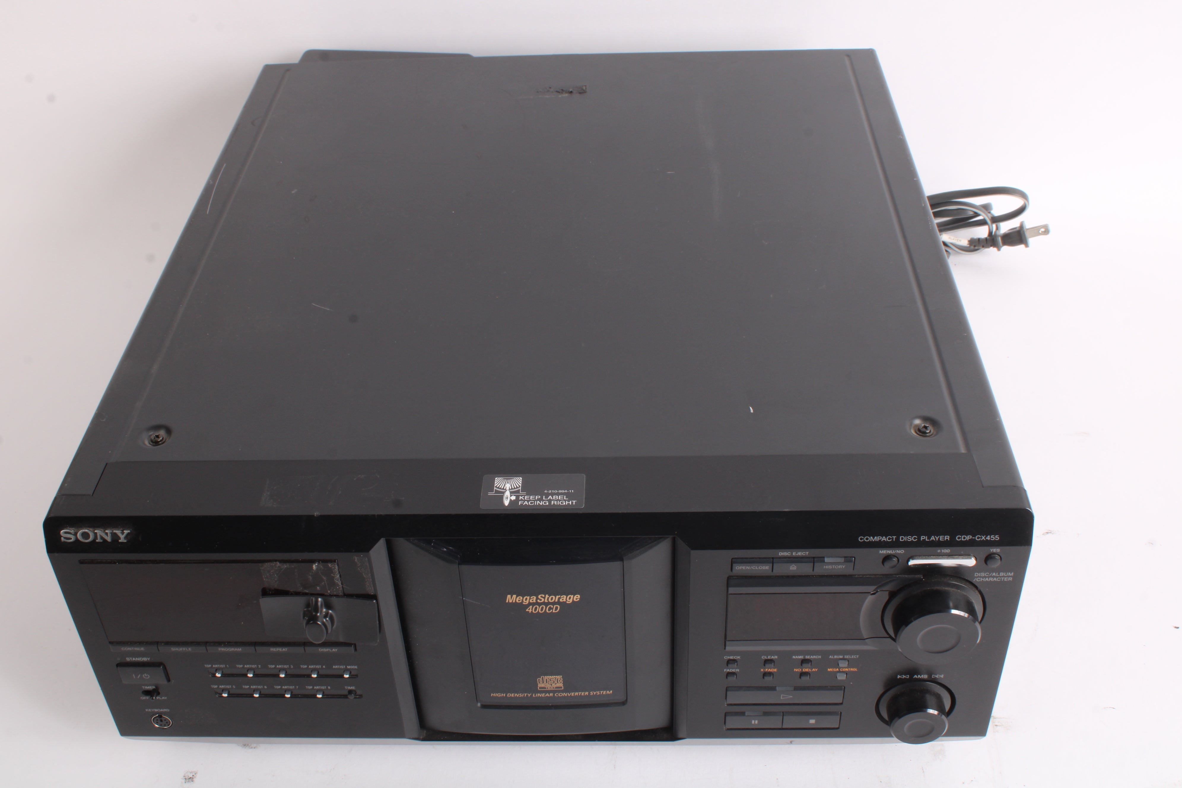 Sony CDP-CX455 400 CD Compact Disc Player - AS IS – NTC Tech