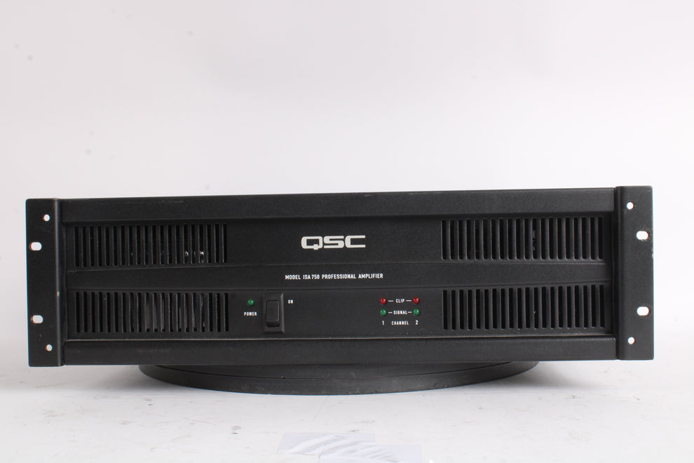 QSC ISA750 2-Channel Professional Amplifier – NTC Tech