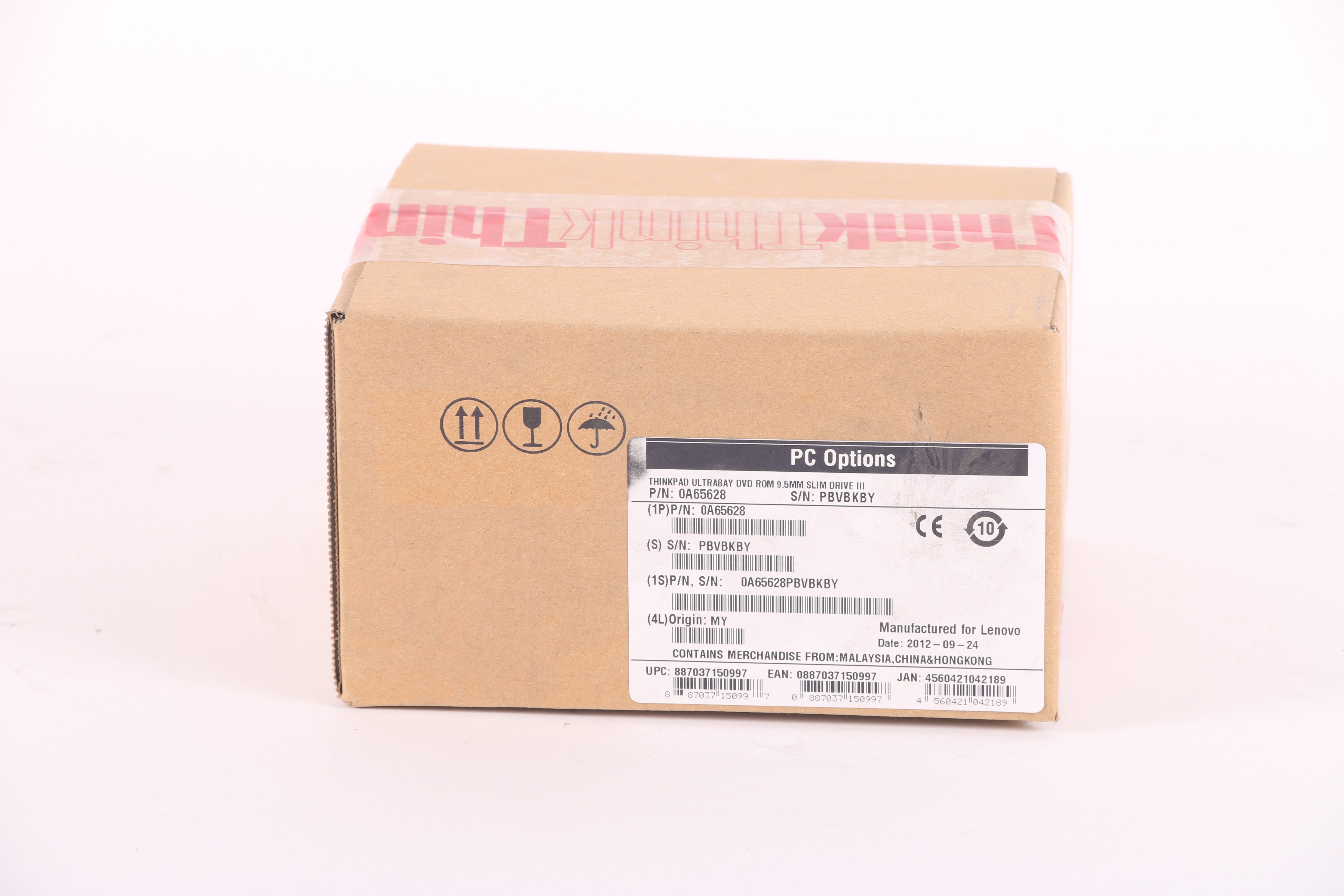 New Lenovo 0A65628 Thinkpad Ultrabay DVD Rom 9.5mm Slim Drive III – NTC ...