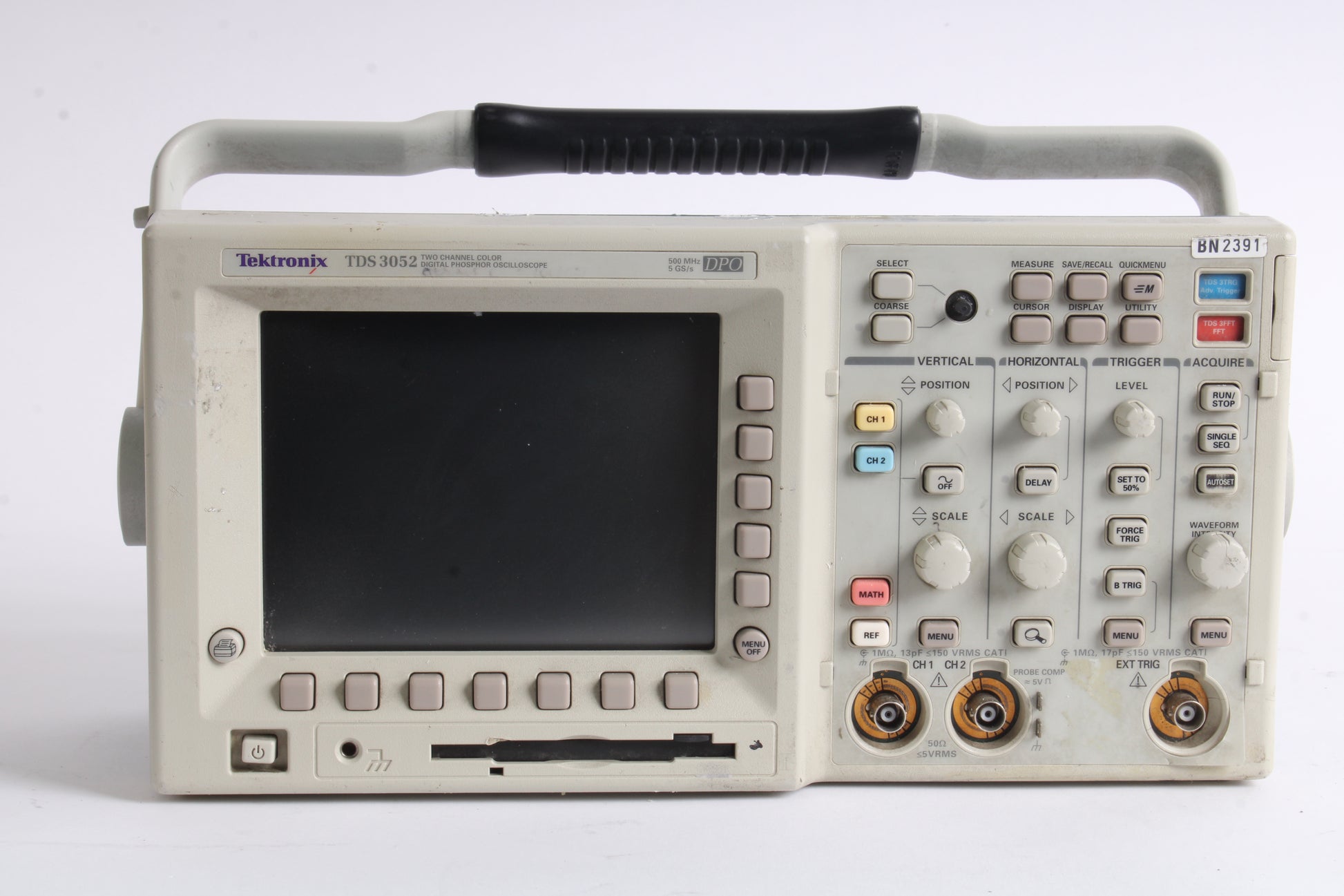 Tektronix TDS 3052 2-Channel 500 Mhz 5GS/s Digital Oscilloscope – NTC Tech