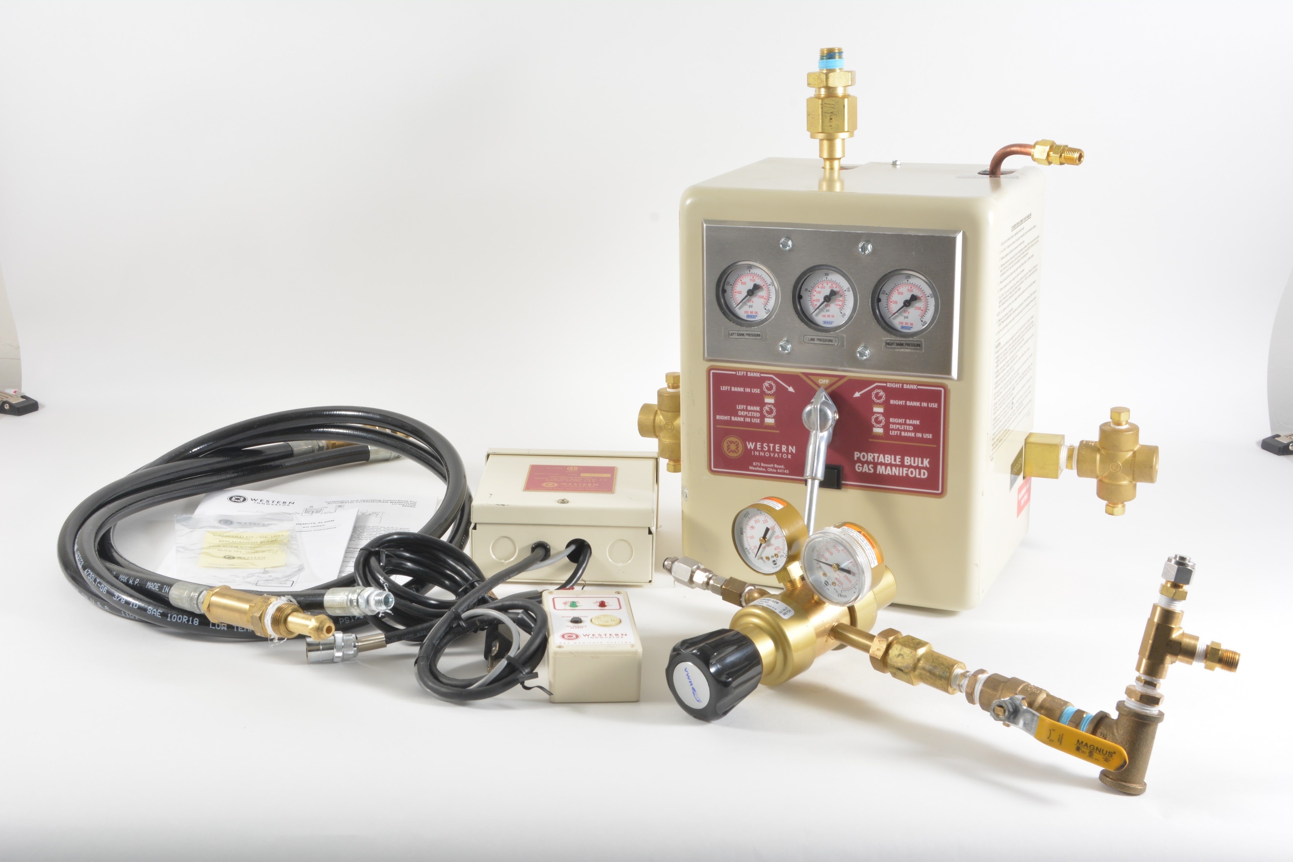 Western Enterprises Innovator Portable Bulk Gas Manifold AS IS – NTC Tech