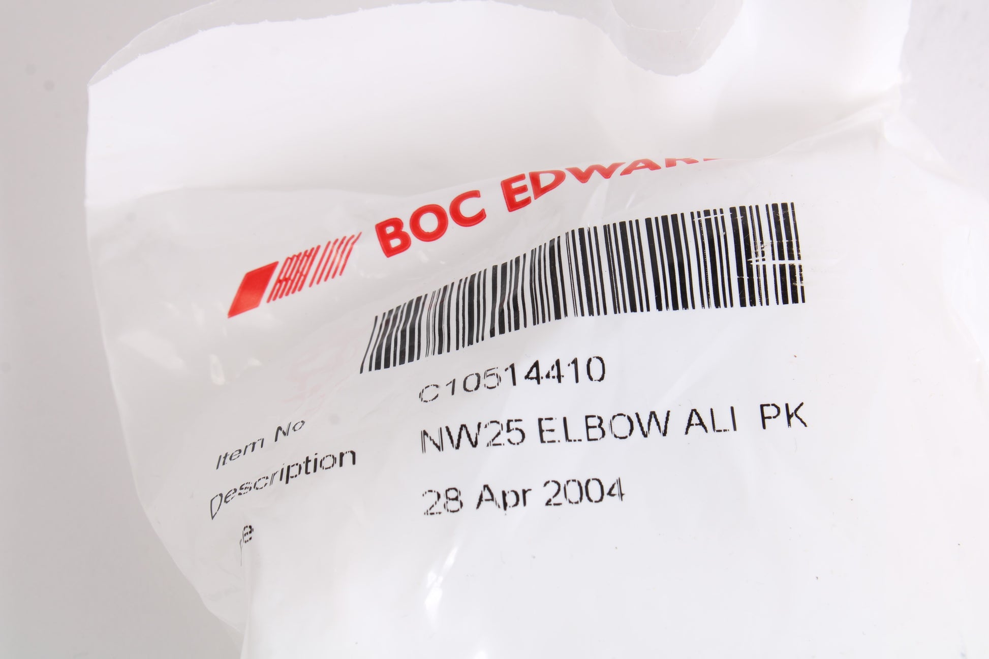 Edwards C10514410 Elbow 90 Degree NW25 Aluminum Fitting C105-14-410 NE ...