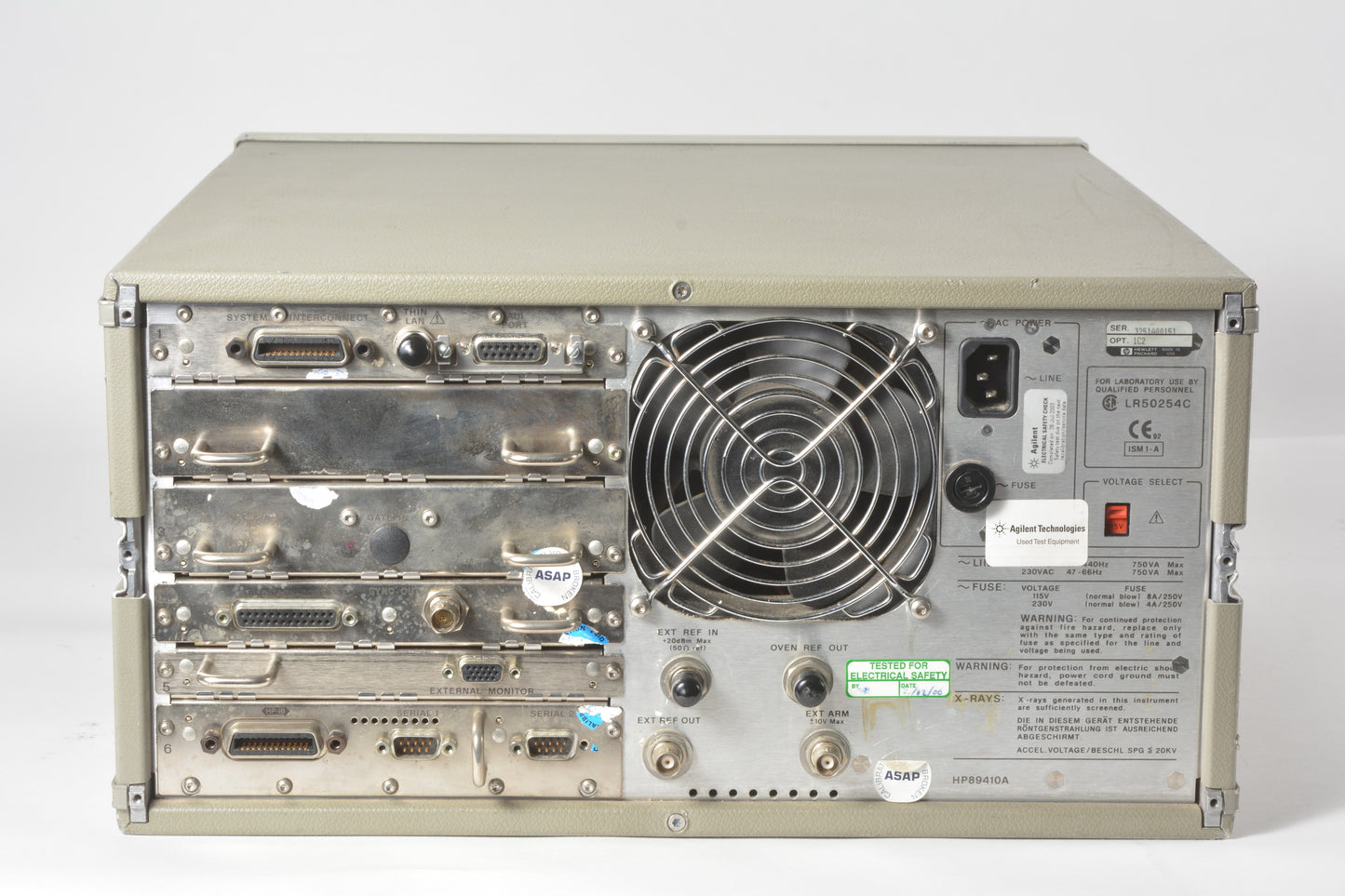 HP Agilent Keysight 89440A Vector Signal Analyzer (IF), DC-1800MHz ...