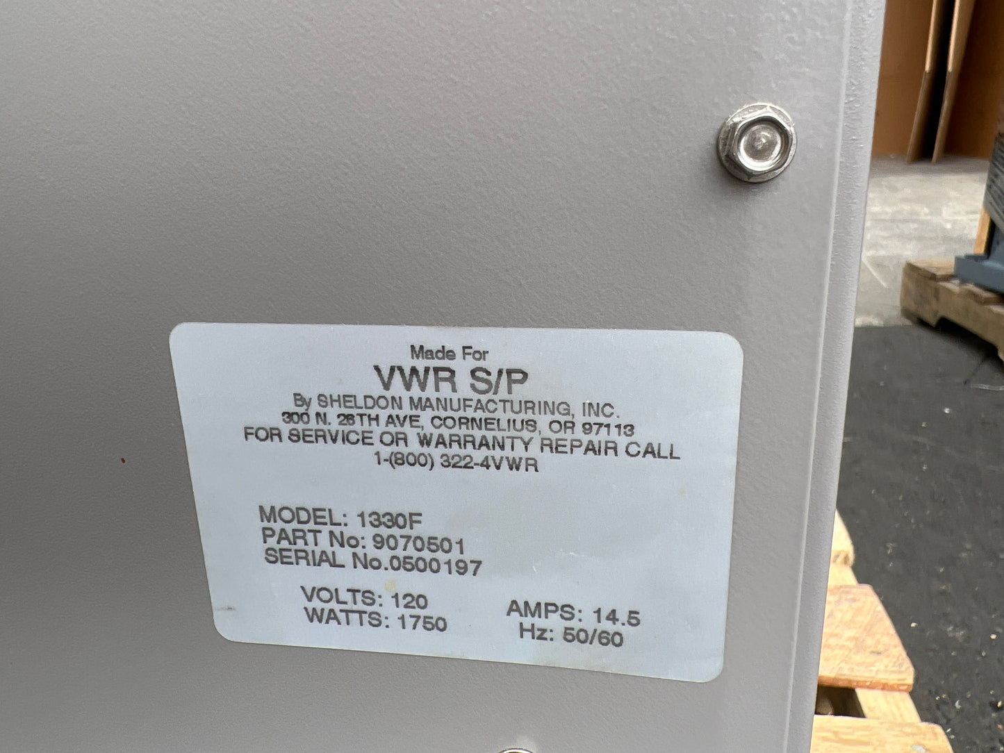 VWR 1330F Forced Air Batch Convection Oven – NTC Tech