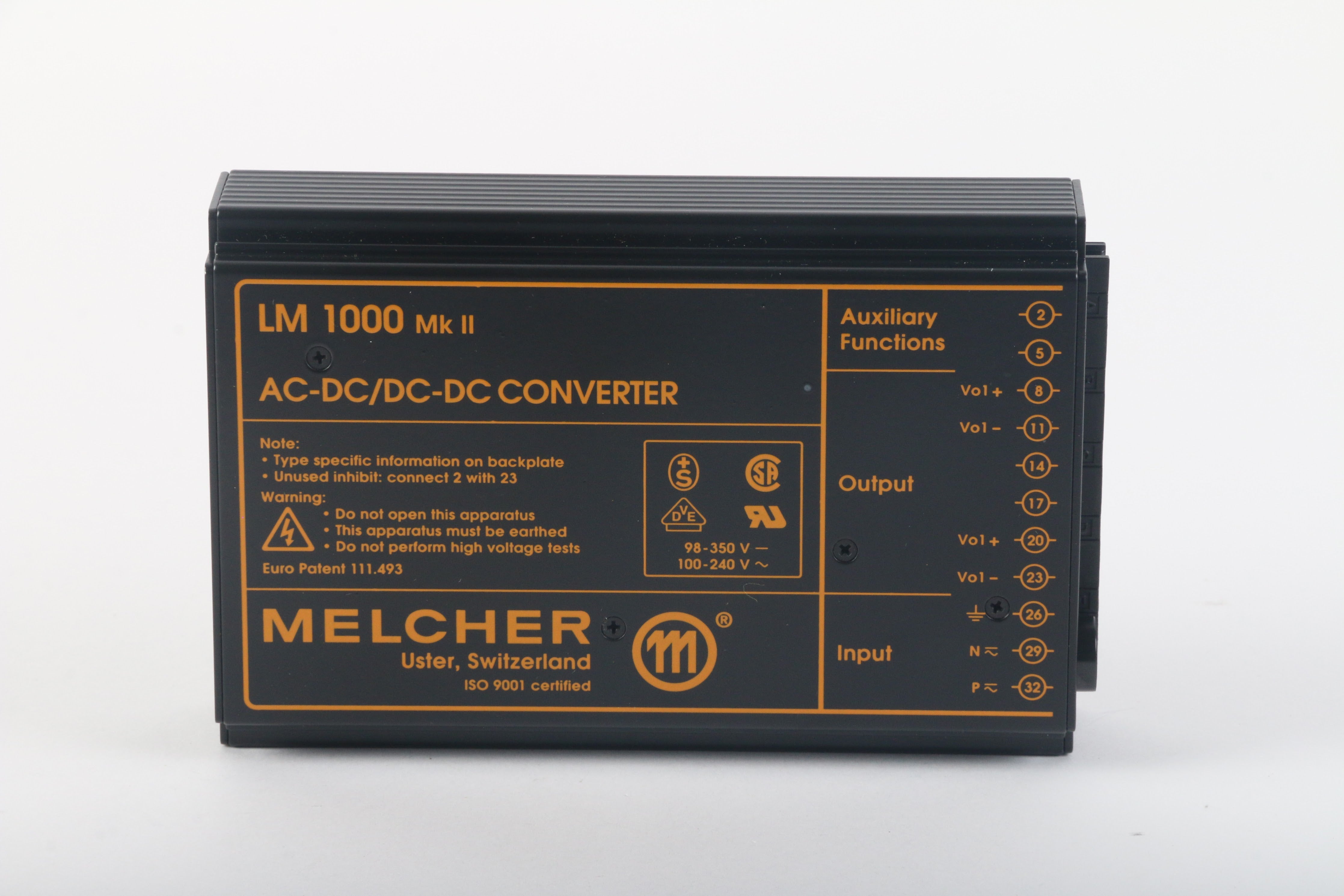 Melcher LM 1000 MK II AC-DC/DC-DC Converter – NTC Tech