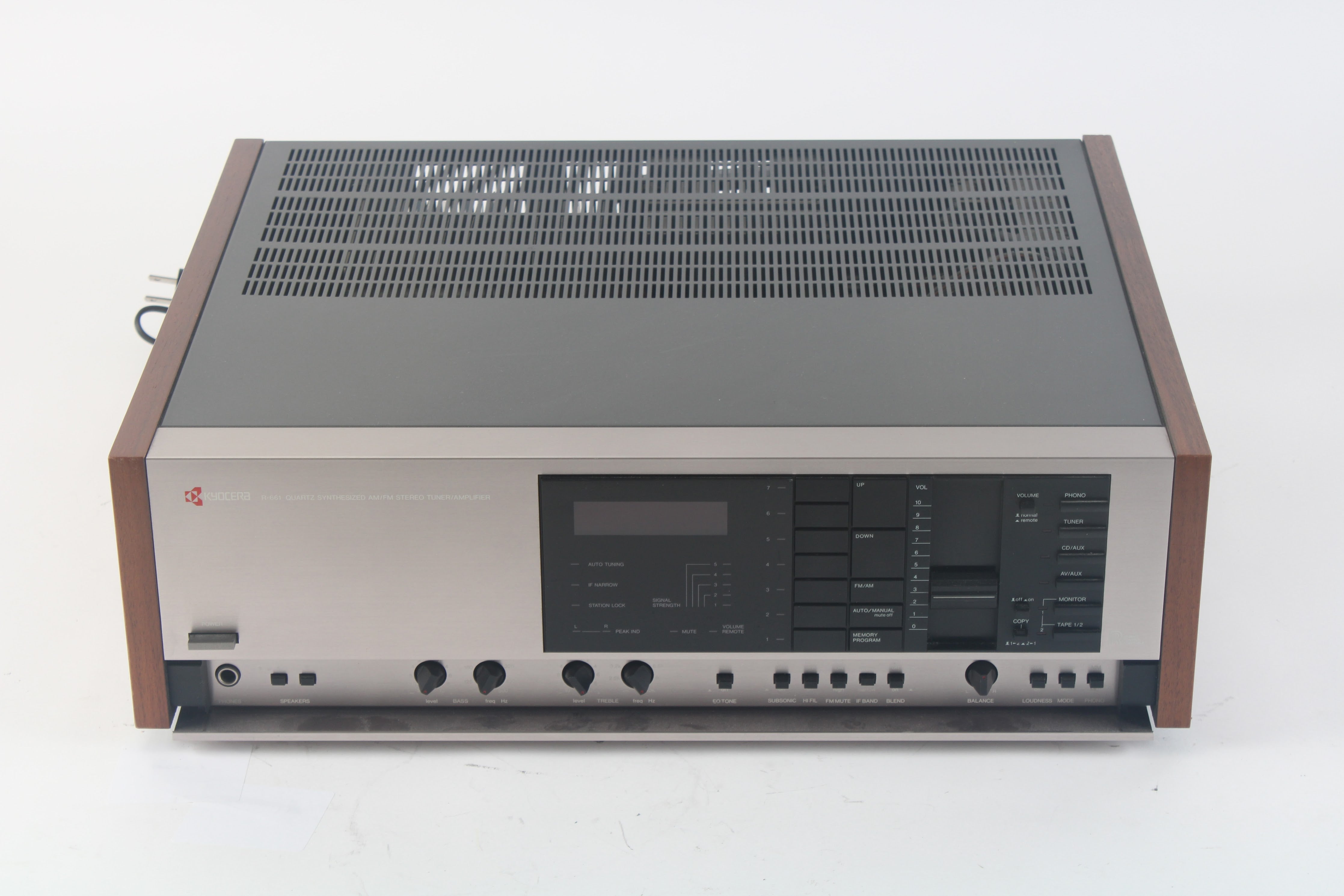 Kyocera R-661 Quartz Synthesized AM/FM Stereo Tuner / Amplifier – NTC Tech