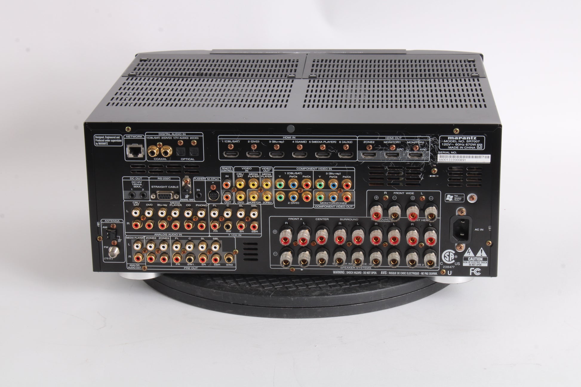 Marantz SR7007 7.2 Channel Home Theater AV Surround Receiver - AS IS ...