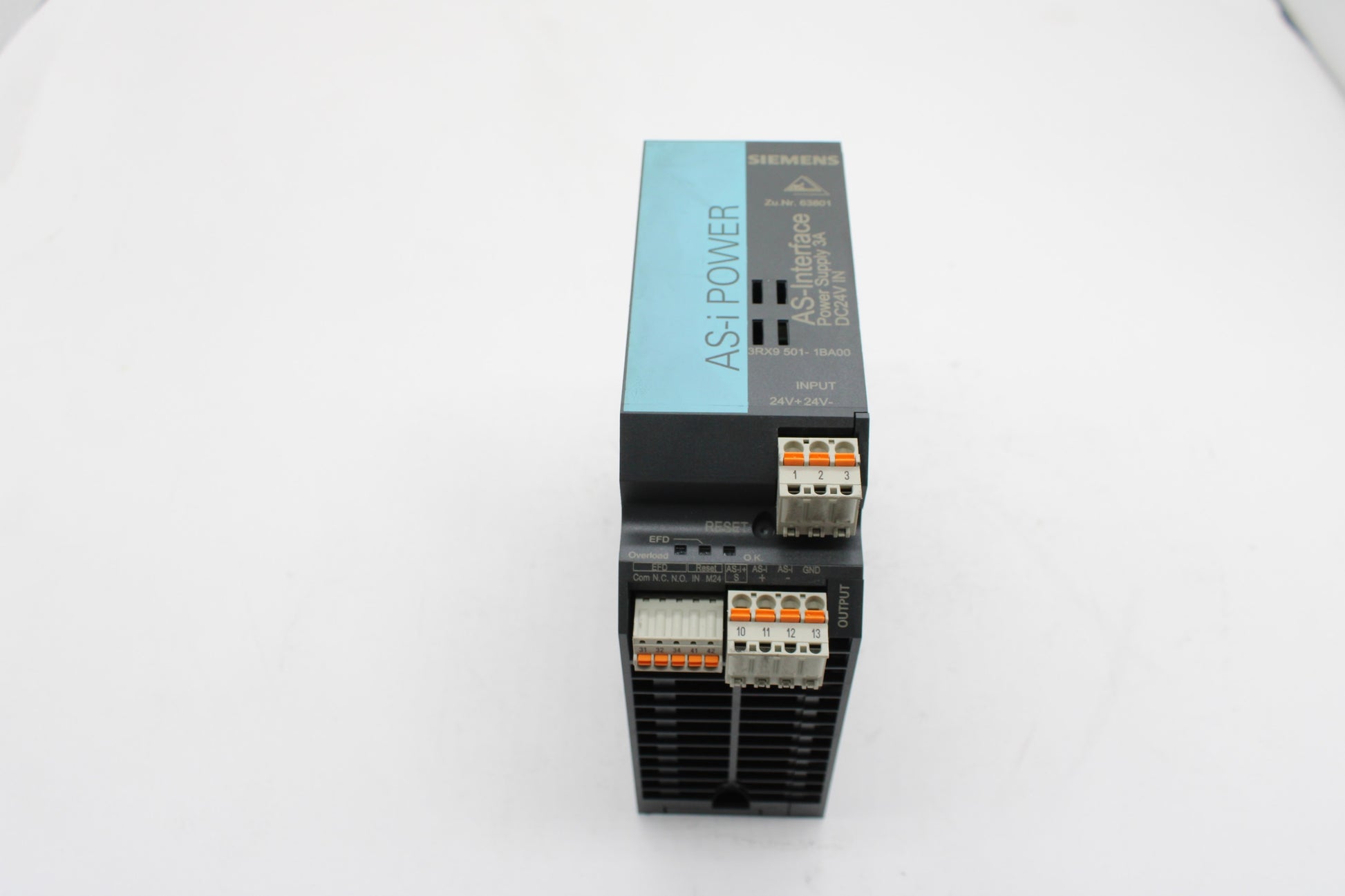 Siemens 3RX9501-1BA00 AS-Interface Power Supply 3A DC 24V IN – NTC Tech