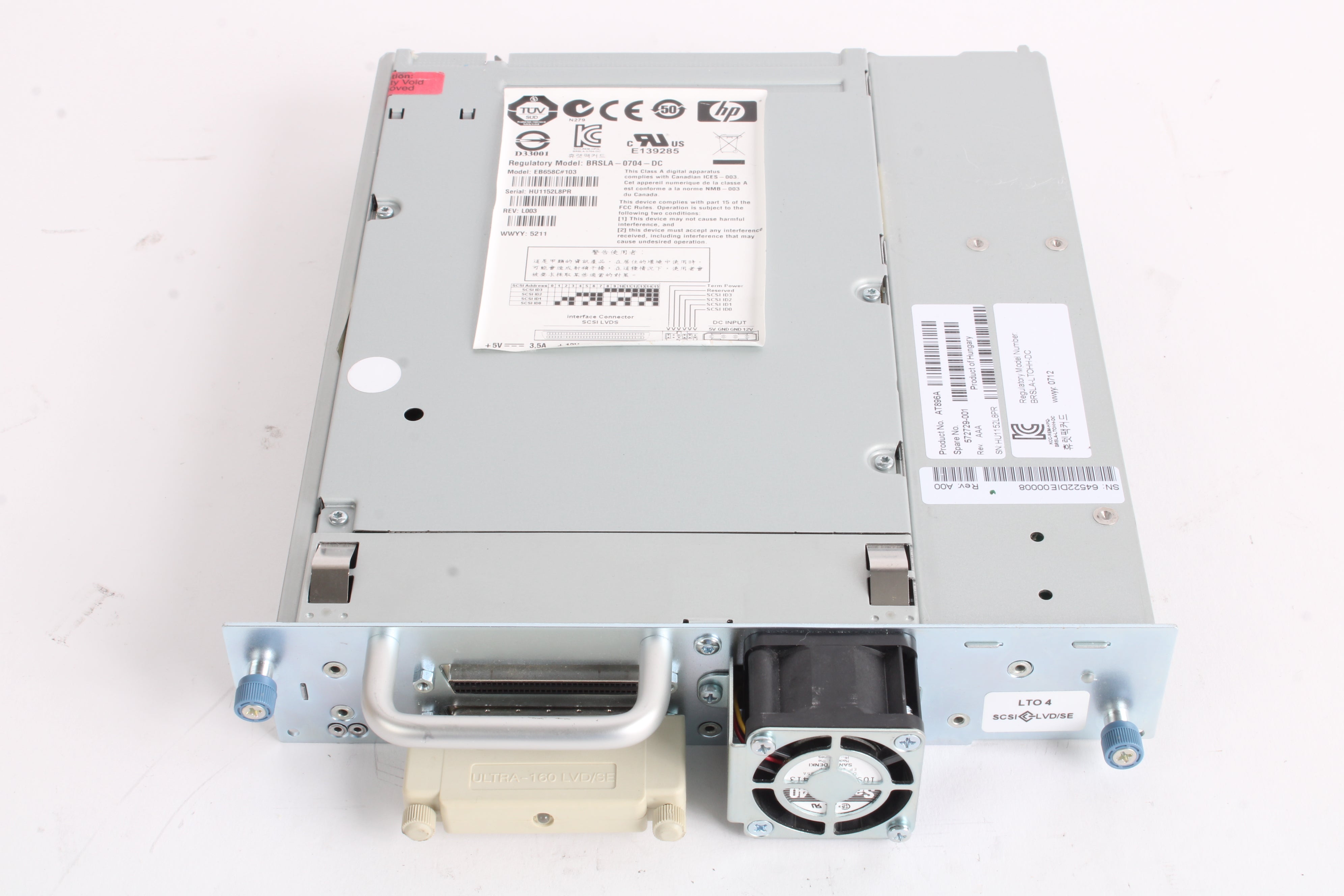 HP Ultrium BRSLA-0704-DC Internal SCSI Tape Drive – NTC Tech