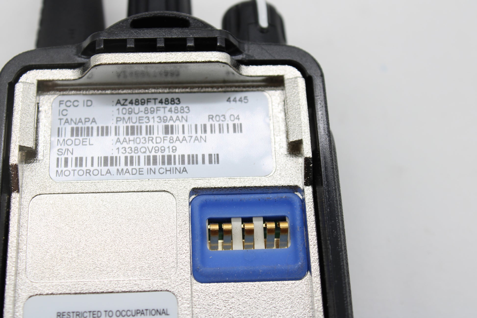 Motorola CP185 16 Channel 2 Way Radio Walkie Talkie W/ Battery Pack,An ...