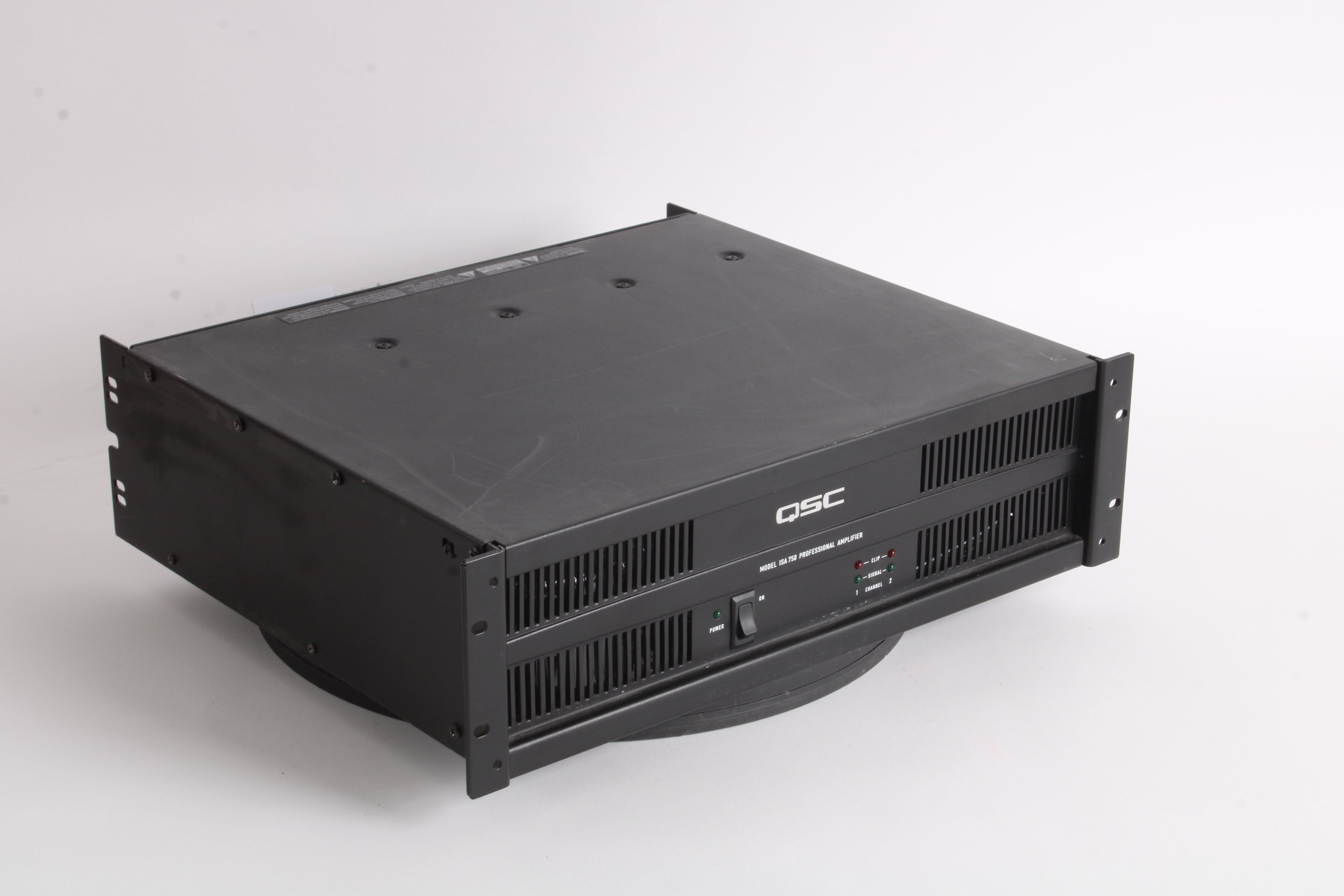 QSC ISA750 2-Channel Professional Power Amplifier - Fair Condition ...