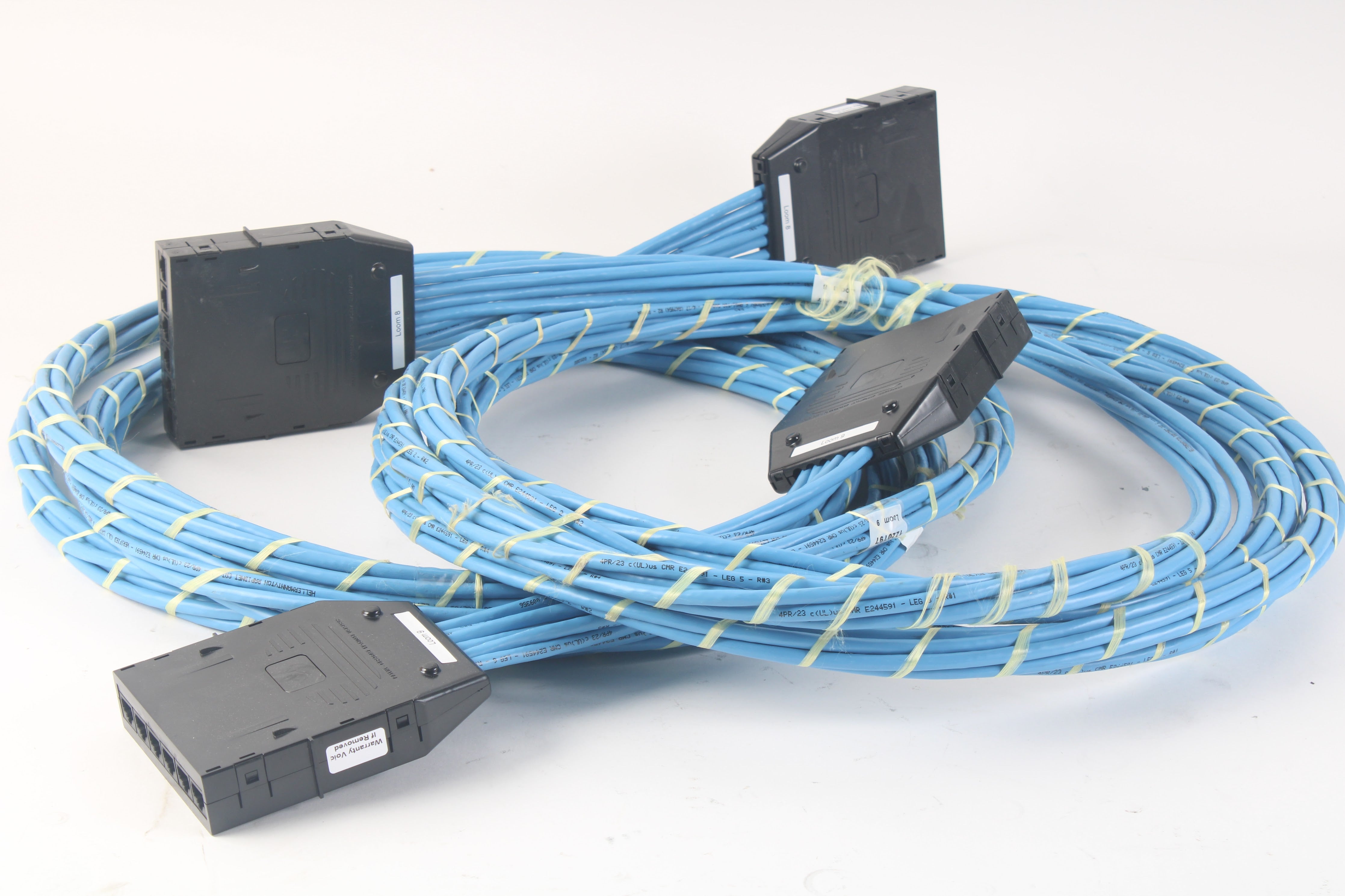 HellenmannTyton Rapidnet CAT6 4PR/23G FT4/CMR 18FT 6-PORT CASS-CASS LO ...