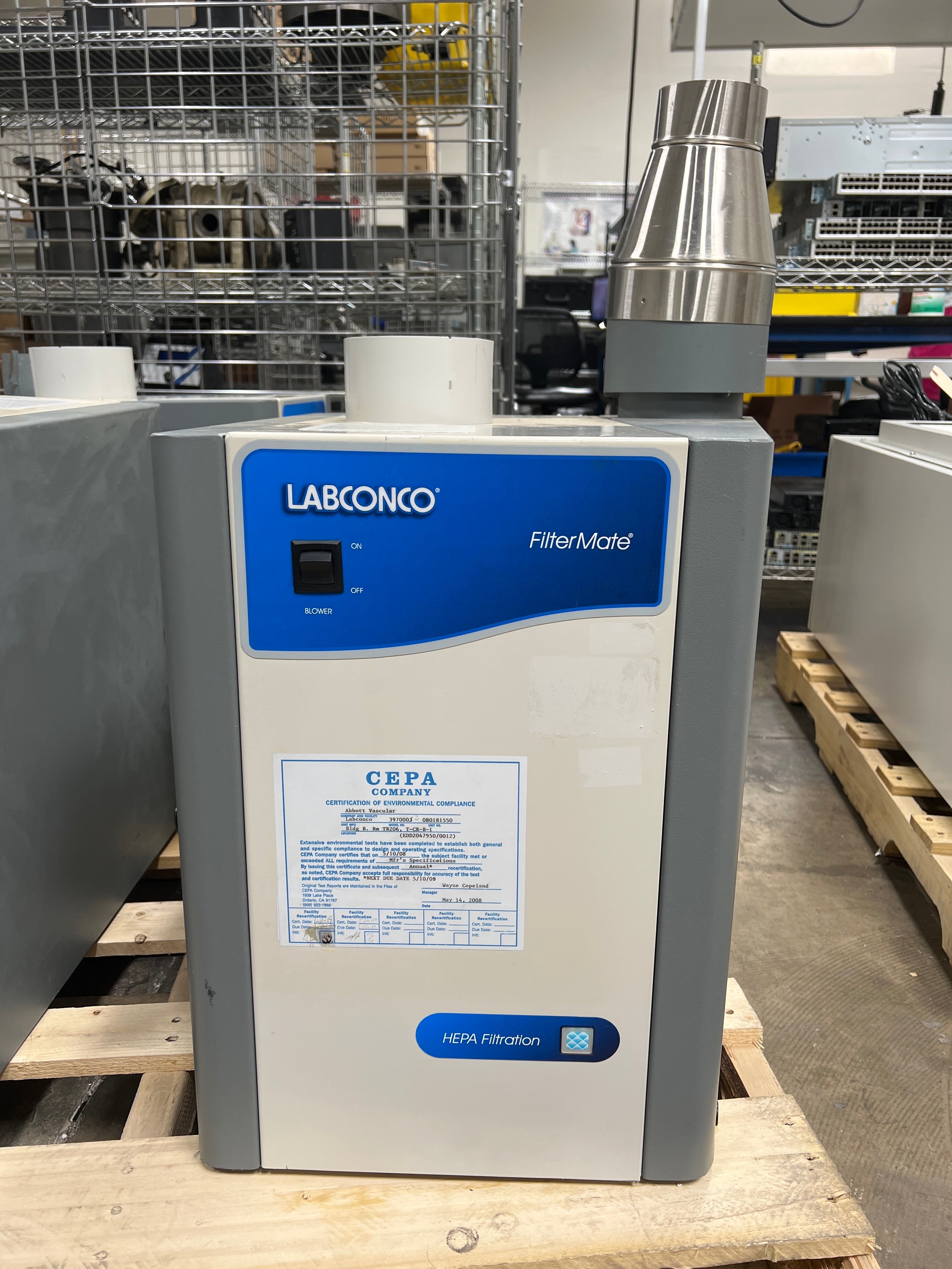 Labconco 3970002 FilterMate Portable Exhauster – NTC Tech