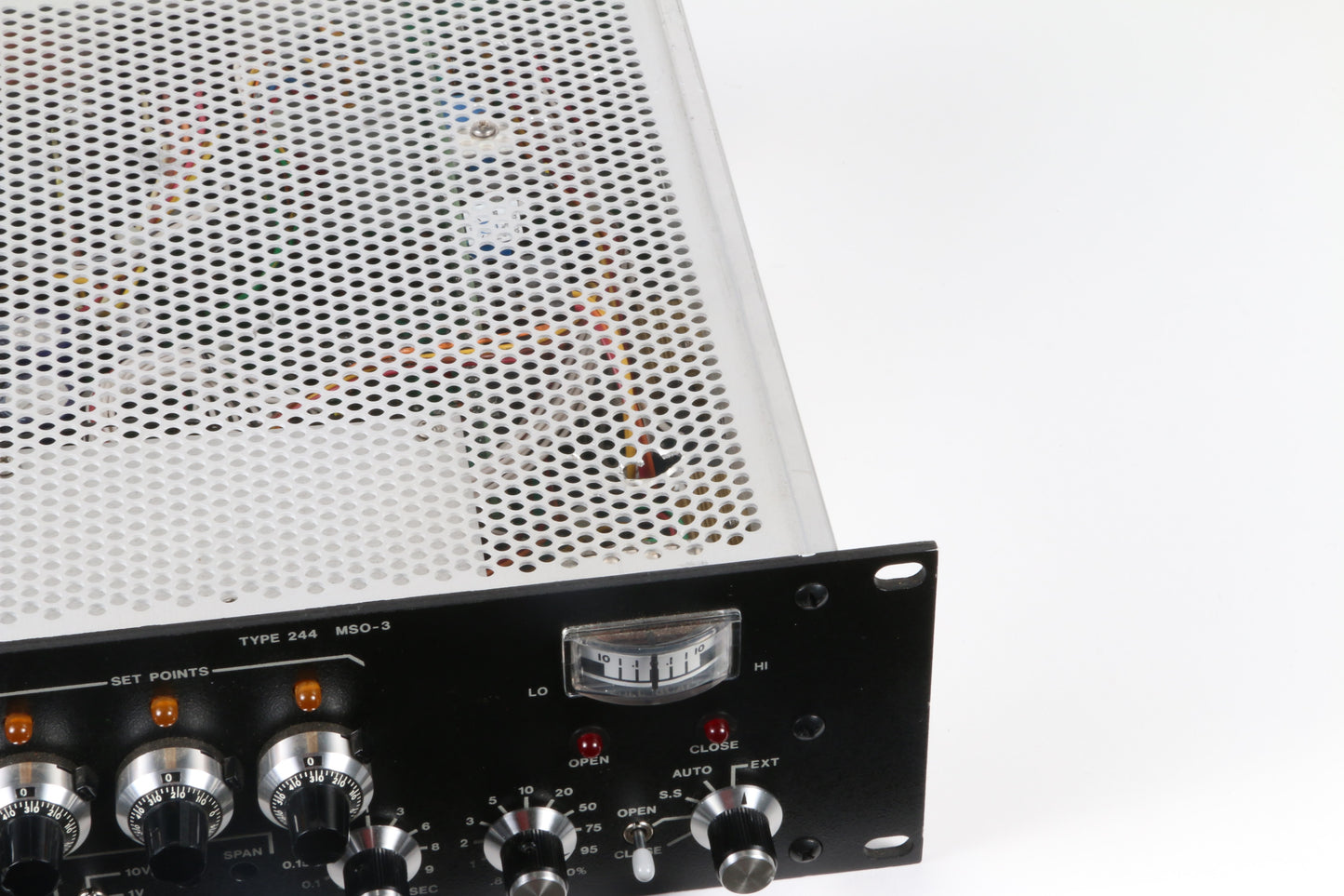 MKS 244C-11657 Type 244 MSO-3 Pressure / Flow Controller - Fair Condit ...