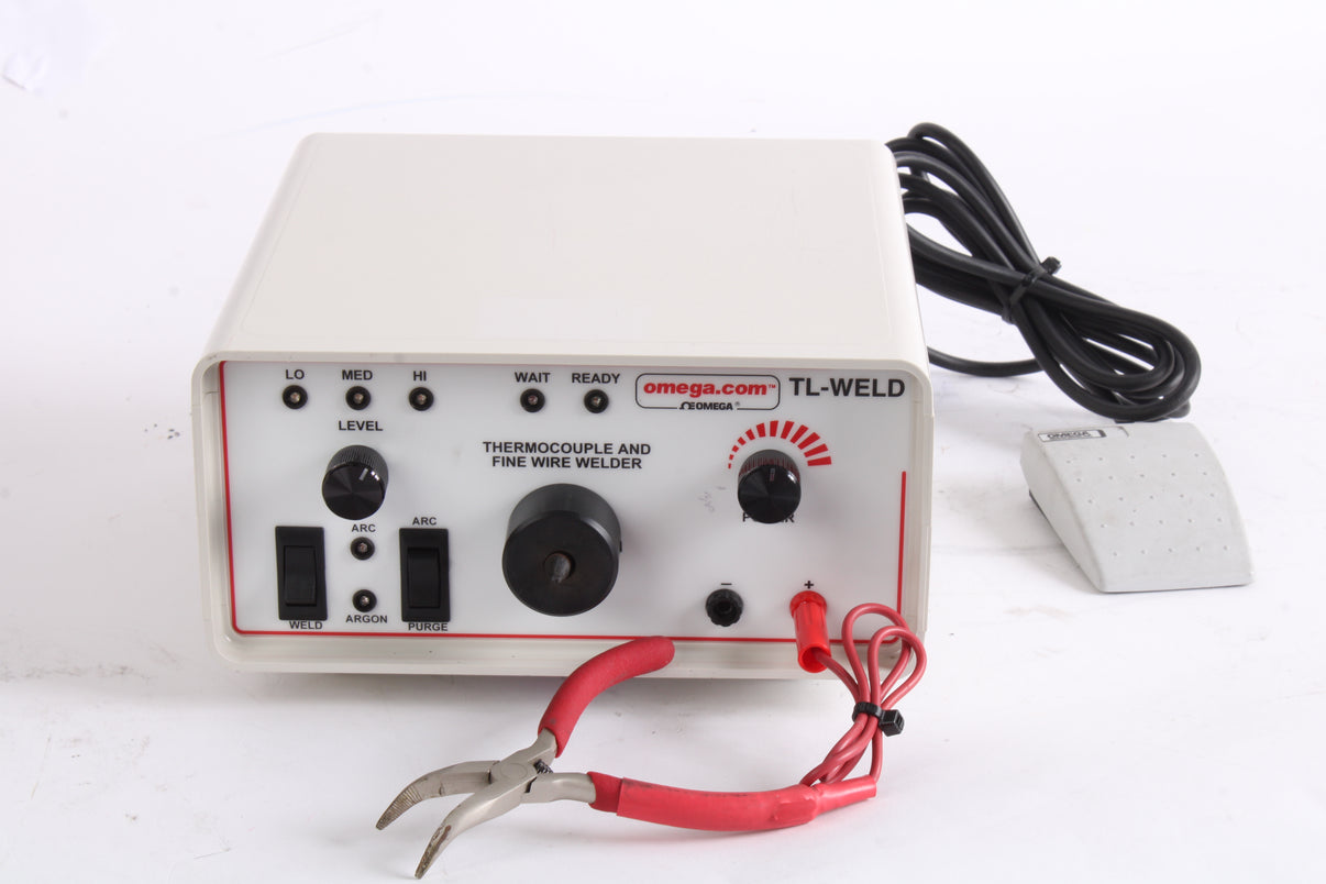 Omega TL-WELD Thermocouple and Fine Wire Welder W/ 6220-0037 footswitc ...