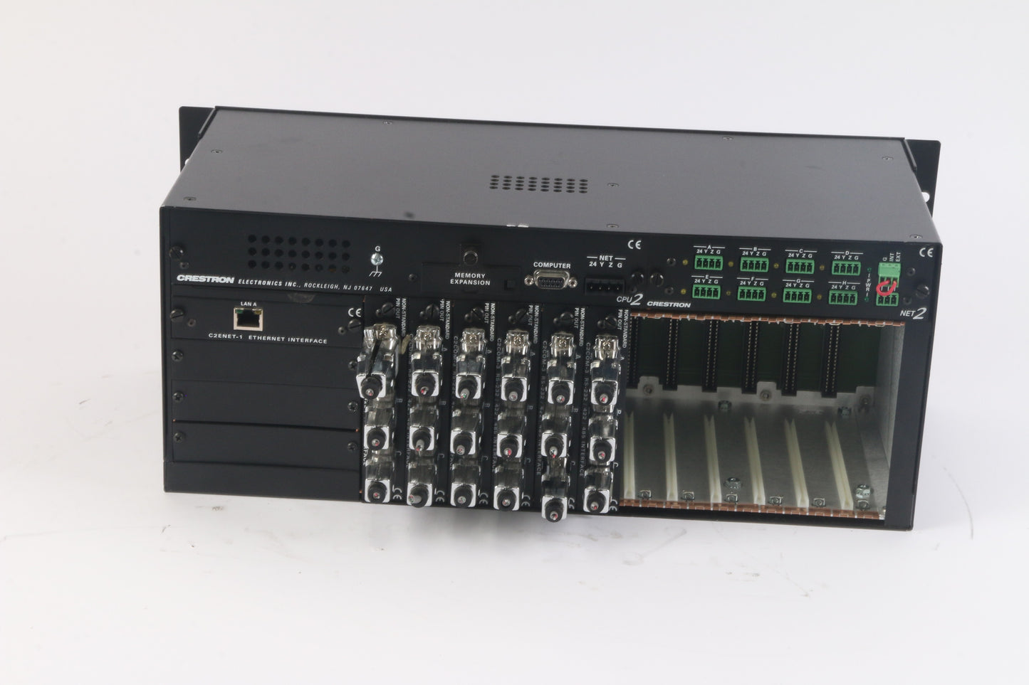 Crestron RACK2 Dual Bus Control System W/ 7x Interface Cards - Good Co ...