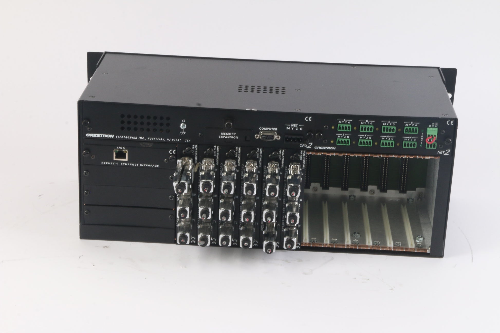 Crestron RACK2 Dual Bus Control System W/ 7x Interface Cards - Good Co ...