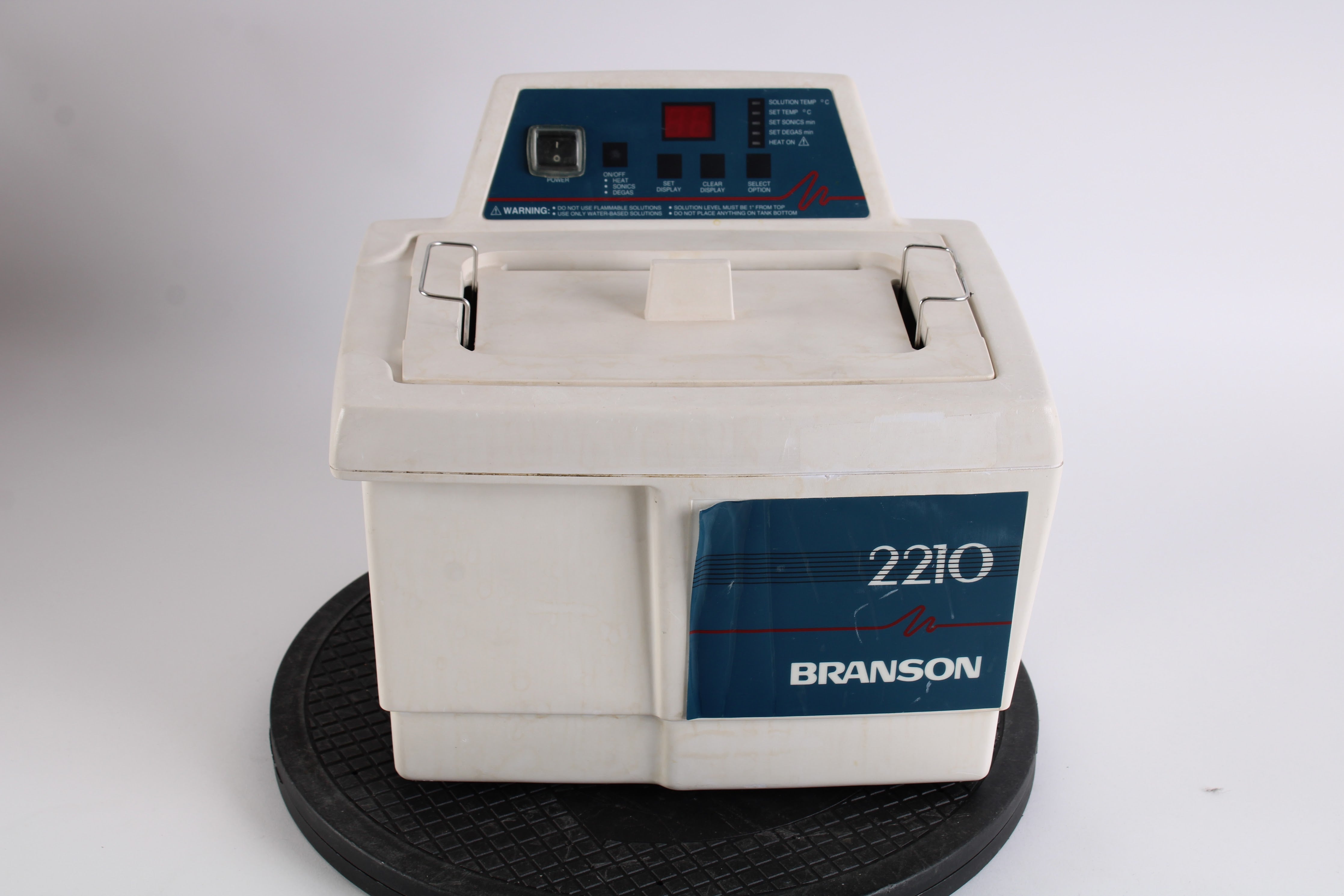 Branson 2210R-DTH Heating Ultrasonic Cleaner Bath w/ Lid – NTC Tech