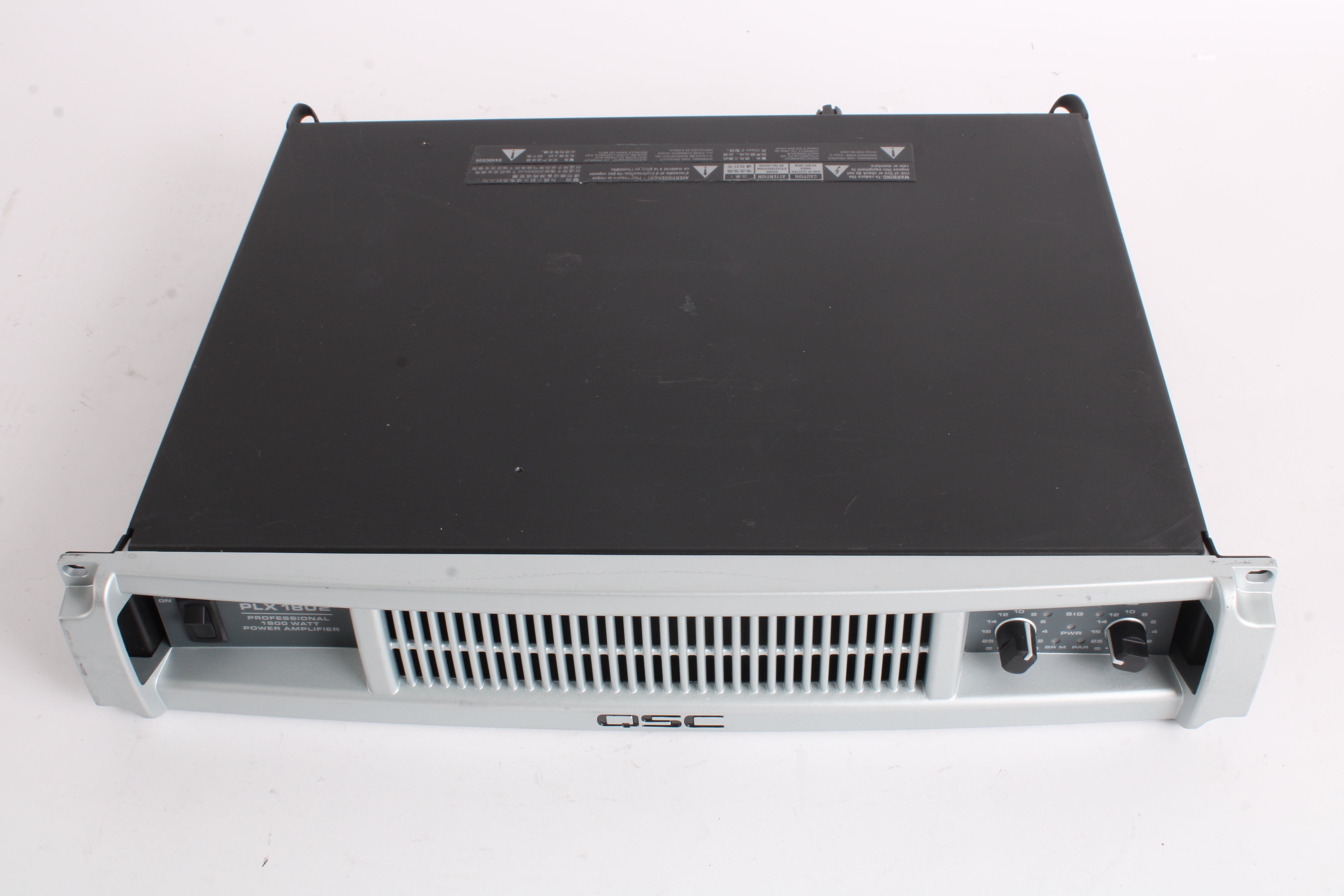 QSC PLX 1802 Professional 1800 WATT Power Amplifier - No Power - AS IS ...