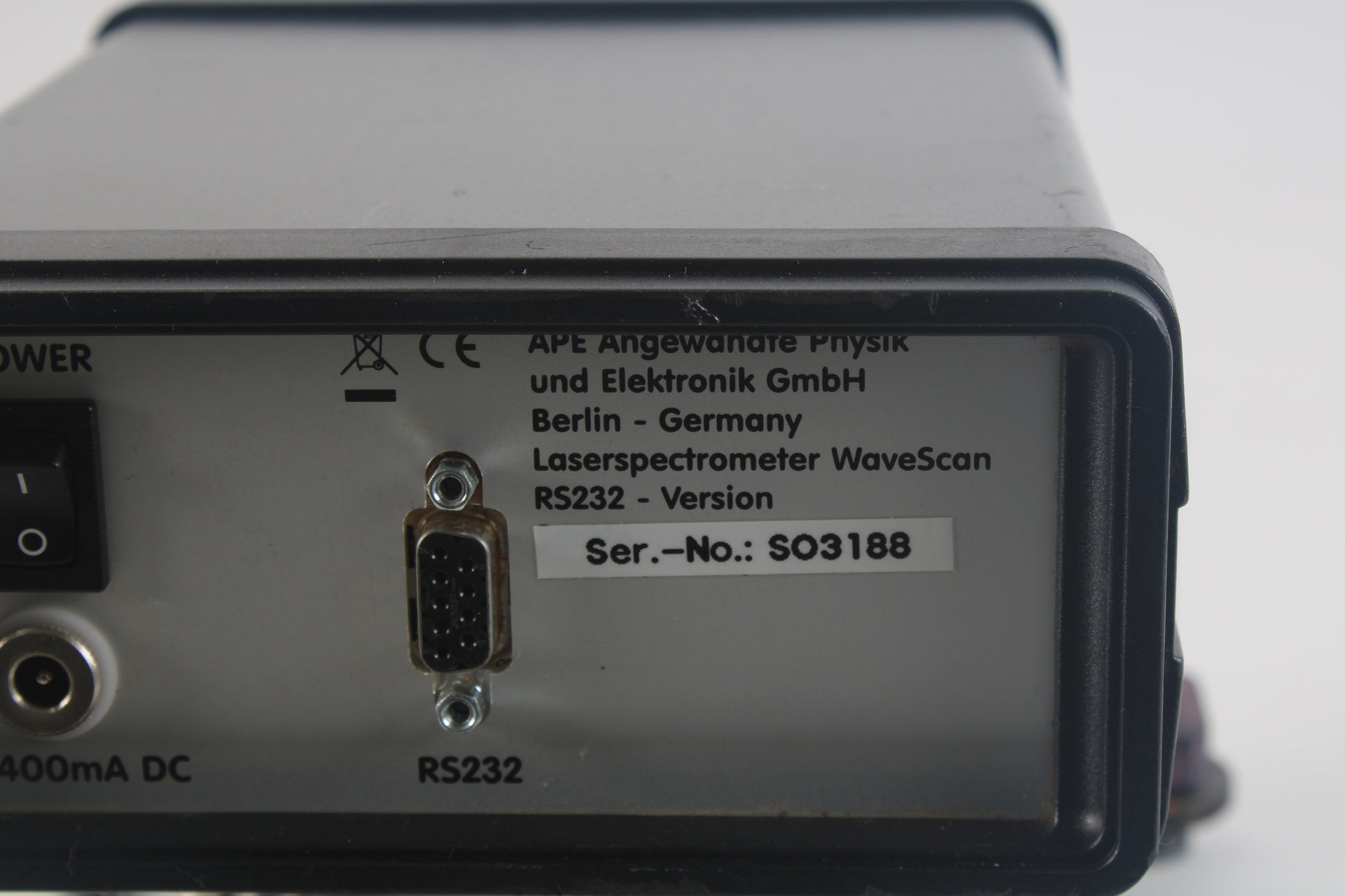 Ape WaveScan High Resolution Laserspectrometer With Bracket – NTC Tech