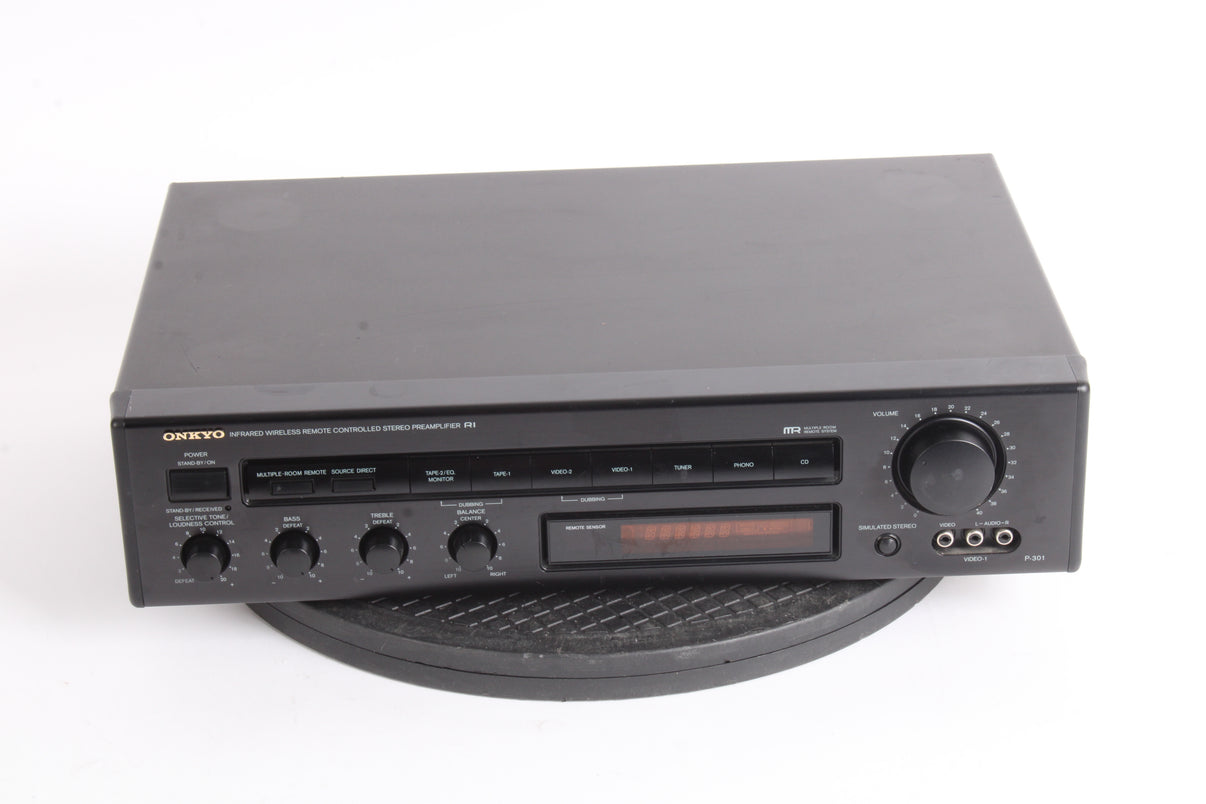 Onkyo P-301 Infrared Wireless Remote Controlled Stereo Preamplifier ...