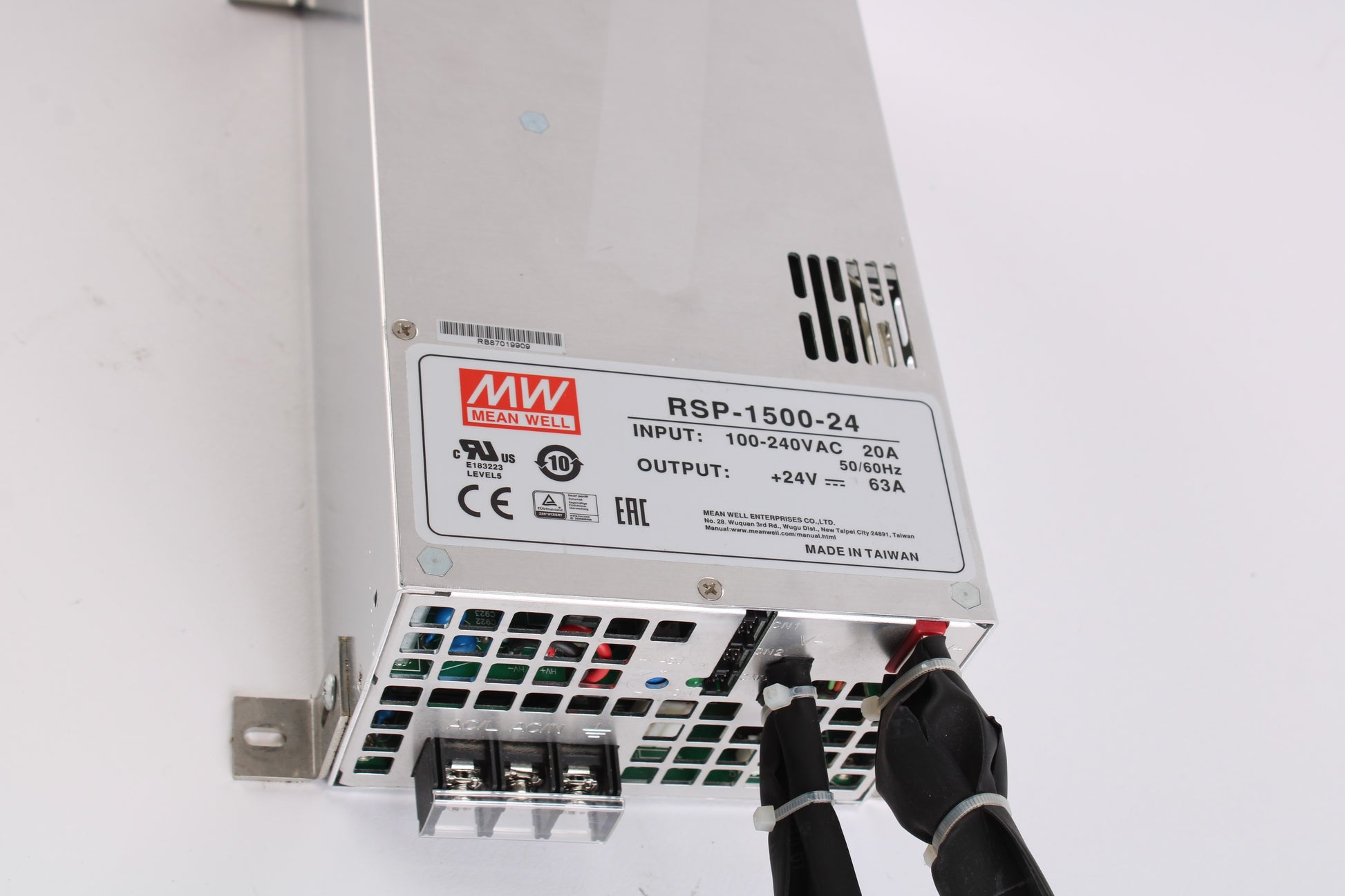 Mean Well RSP-1500-24 Switching +24V 63A Power Supply - Fair Condition – NTC Tech