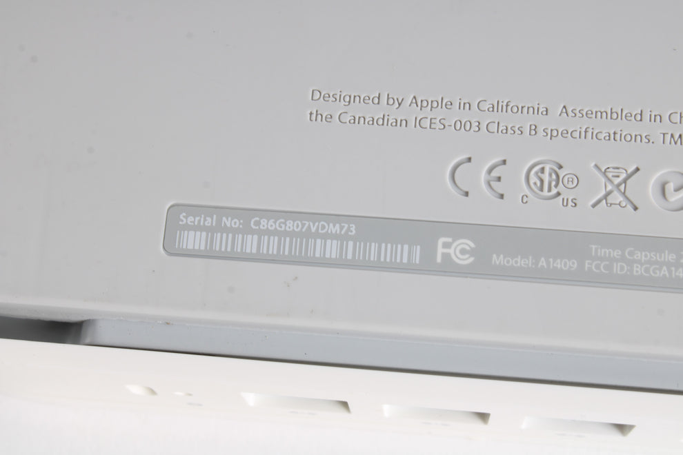 Apple A1409 AirPort 2TB Time Capsule Dual Band 4th Gen 802.11n - Fair ...