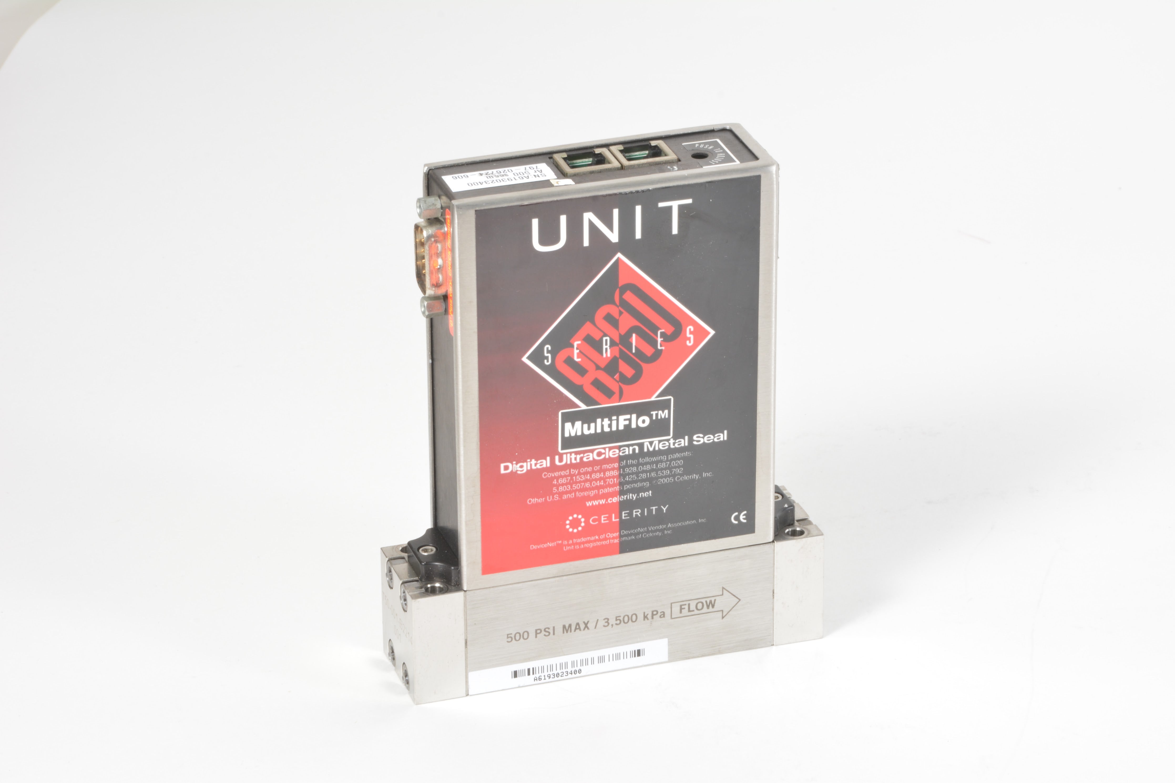 Celerity Unit MultiFlo UFC-8561 Ar 500sccm Digital Mass Flow Controlle ...