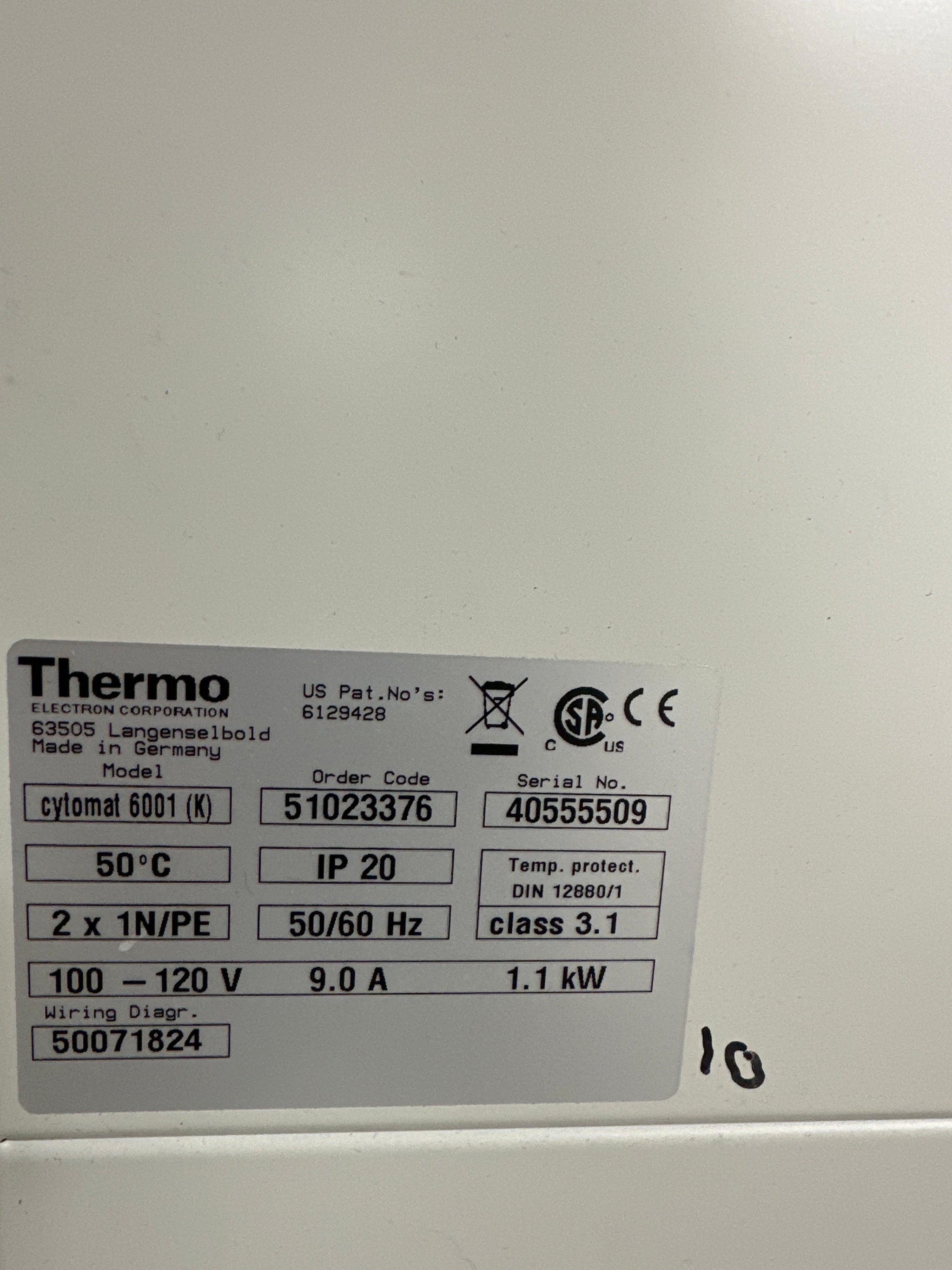 Thermo Electron Cytomat 6001 K Automated Incubator HS Plate Shuttle Sy ...