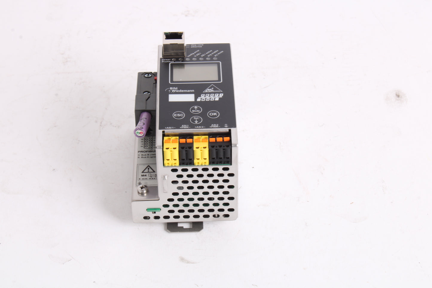 Bihl + Wiedemann BWU2545 AS-i 3.0 Profibus Gateway in stainless steel ...