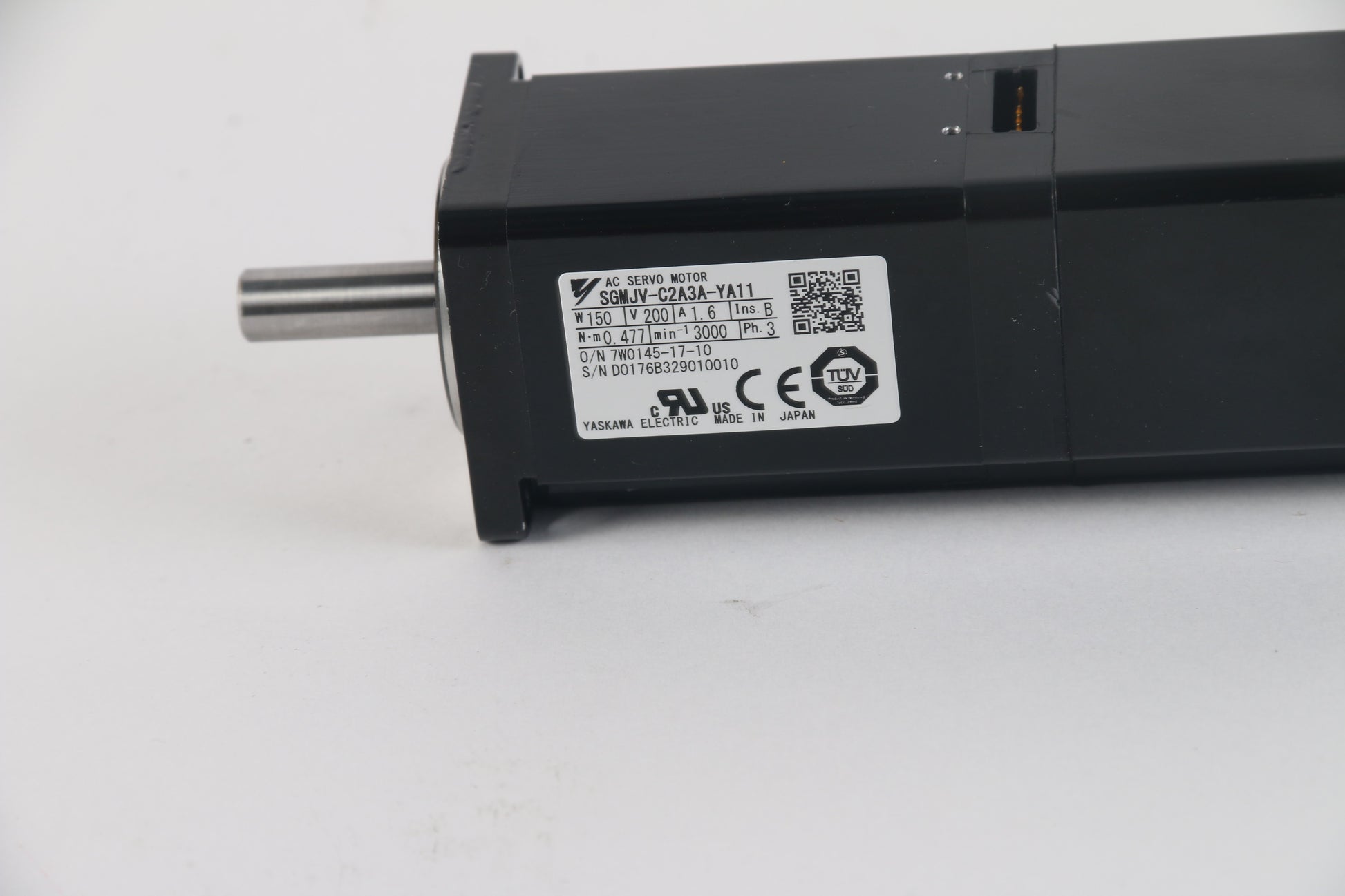 Yaskawa SGMJV-C2A3A-YA11 AC Servo Motor – NTC Tech