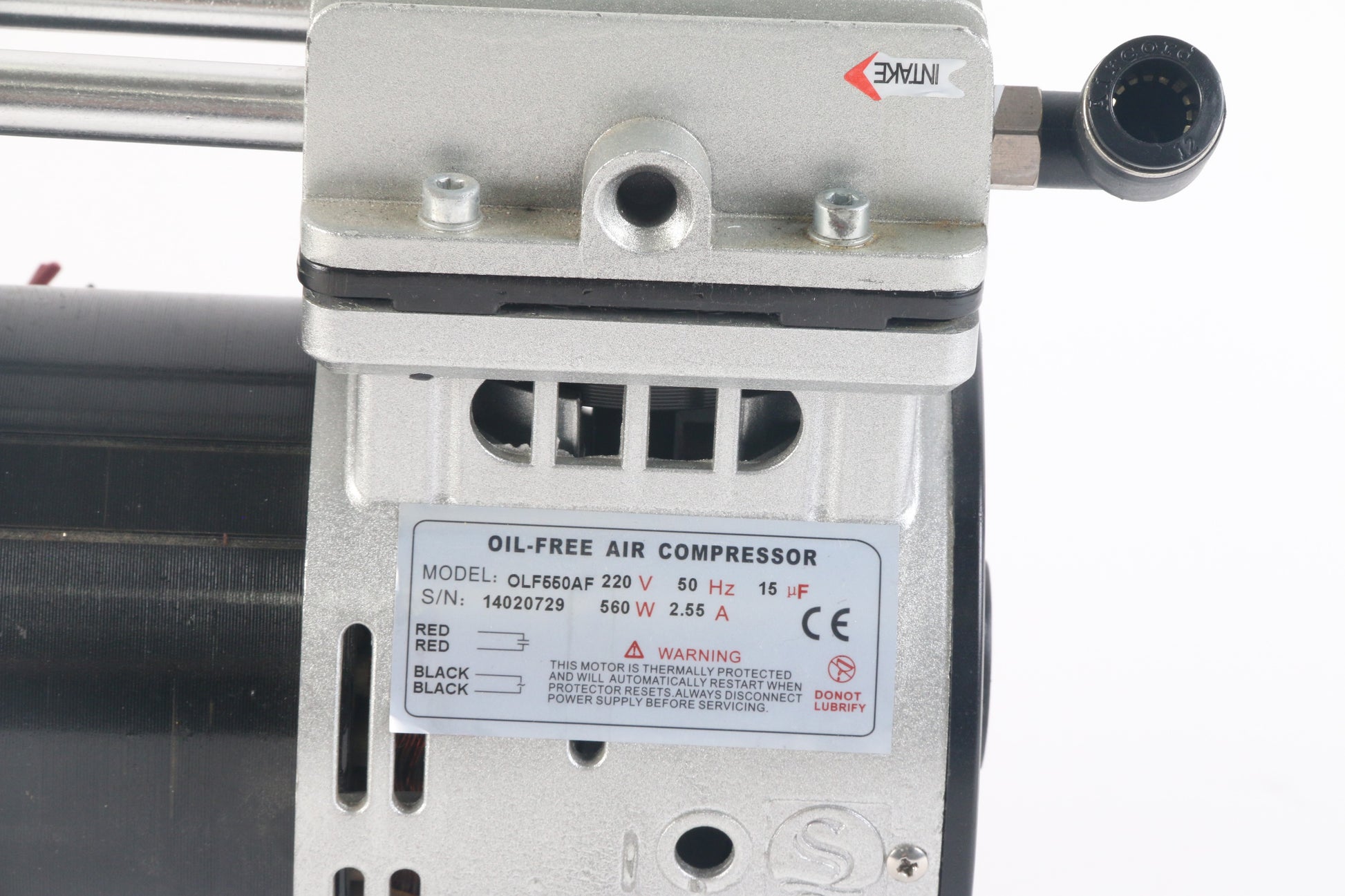 Sunsource OLF550AF 220V 50 Hz 560W Oil-Free Air Compressor- Broken Fee ...