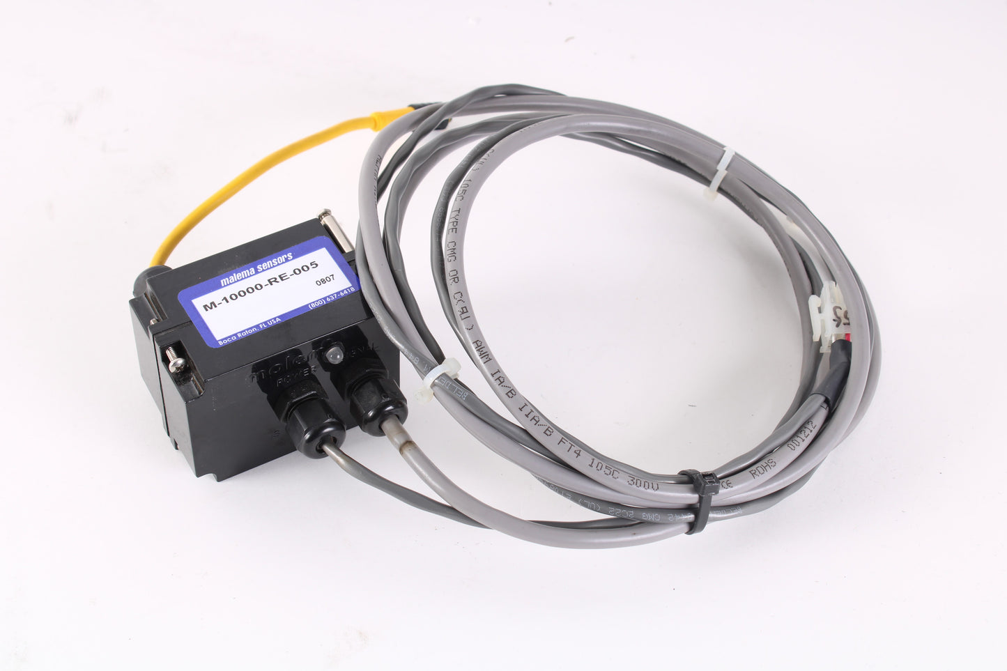 Malema Sensors M-10000-RE-005 Cable Assembly Flow Sensor – NTC Tech