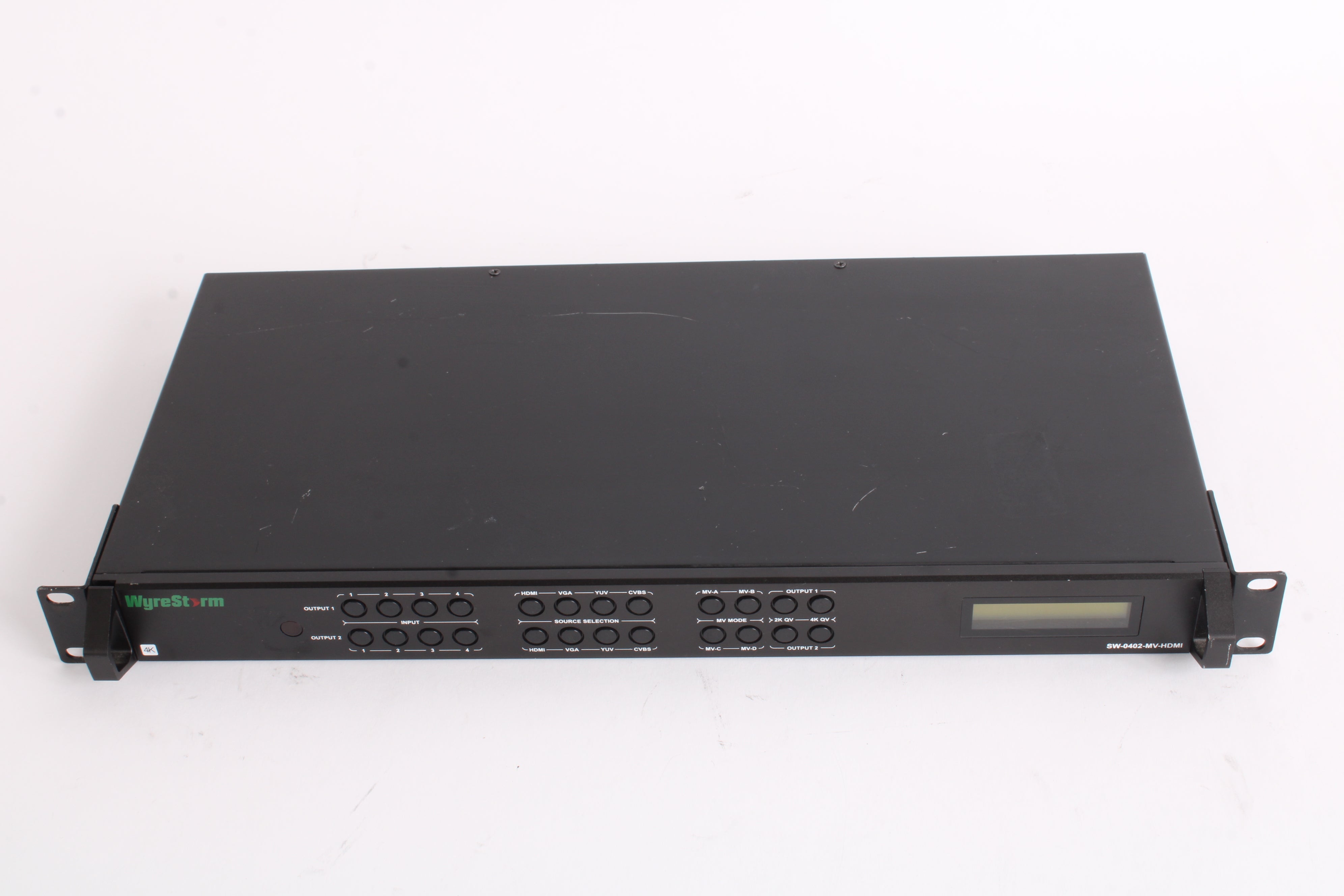 WyreStorm SW-0402-MV-HDMI MultiFormat 4x2 Matrix Switcher 4K Scaler Mu ...