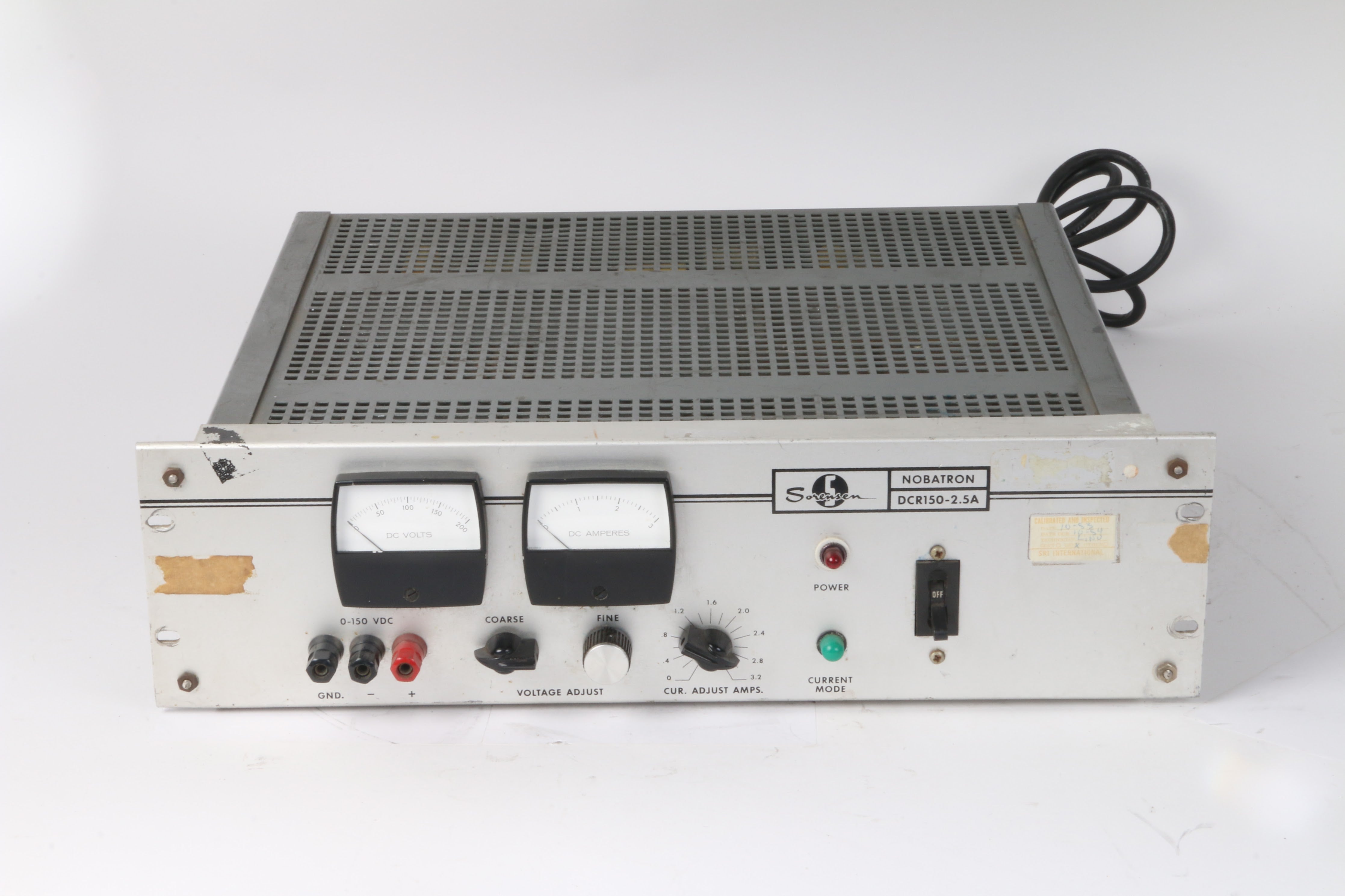 Sorensen DCR150-2.5A Nobatron Power Supply – NTC Tech