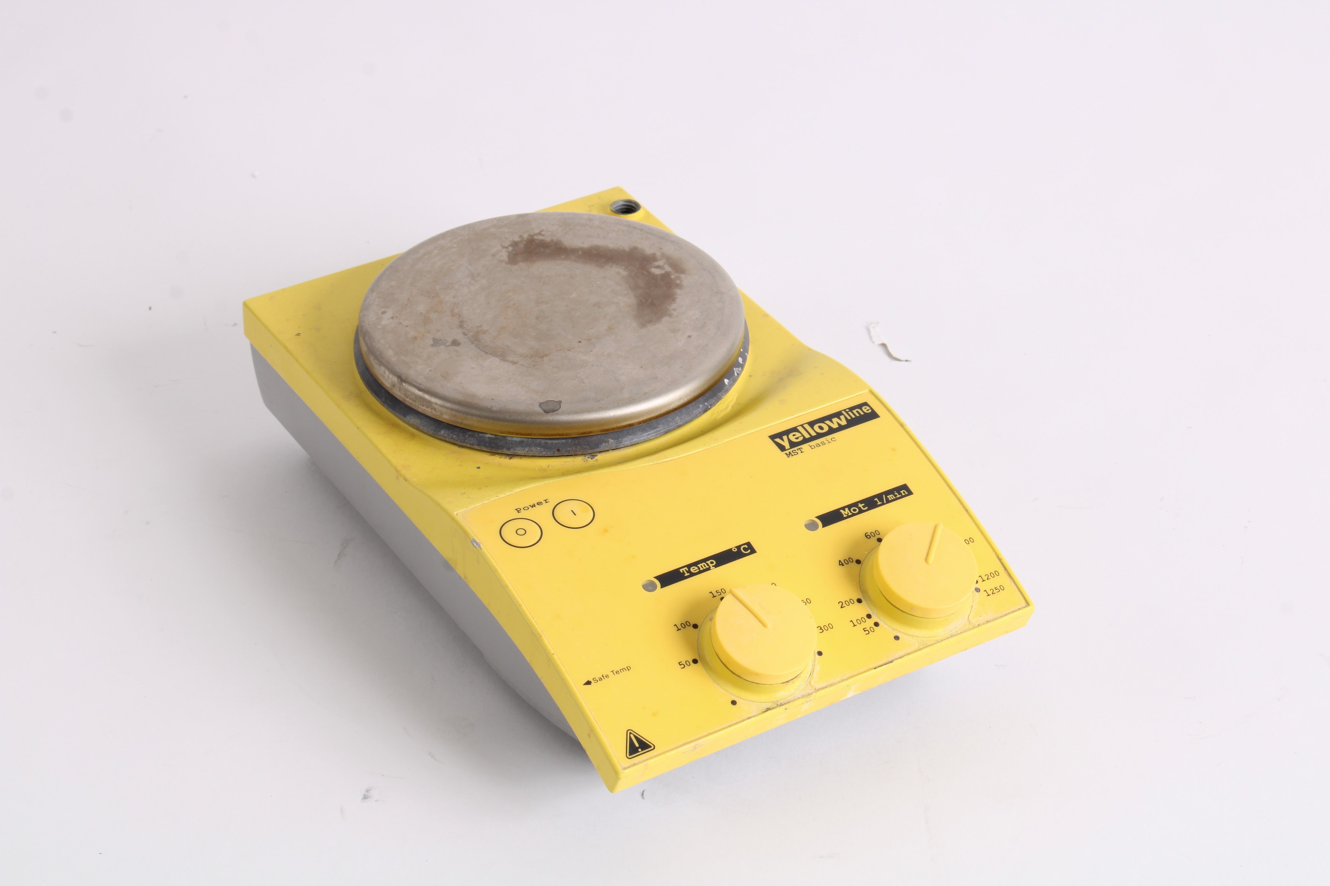 IKA MST Basic S1 Yellow Line Chemglass Hotplate Stirrer - Fair Conditi ...