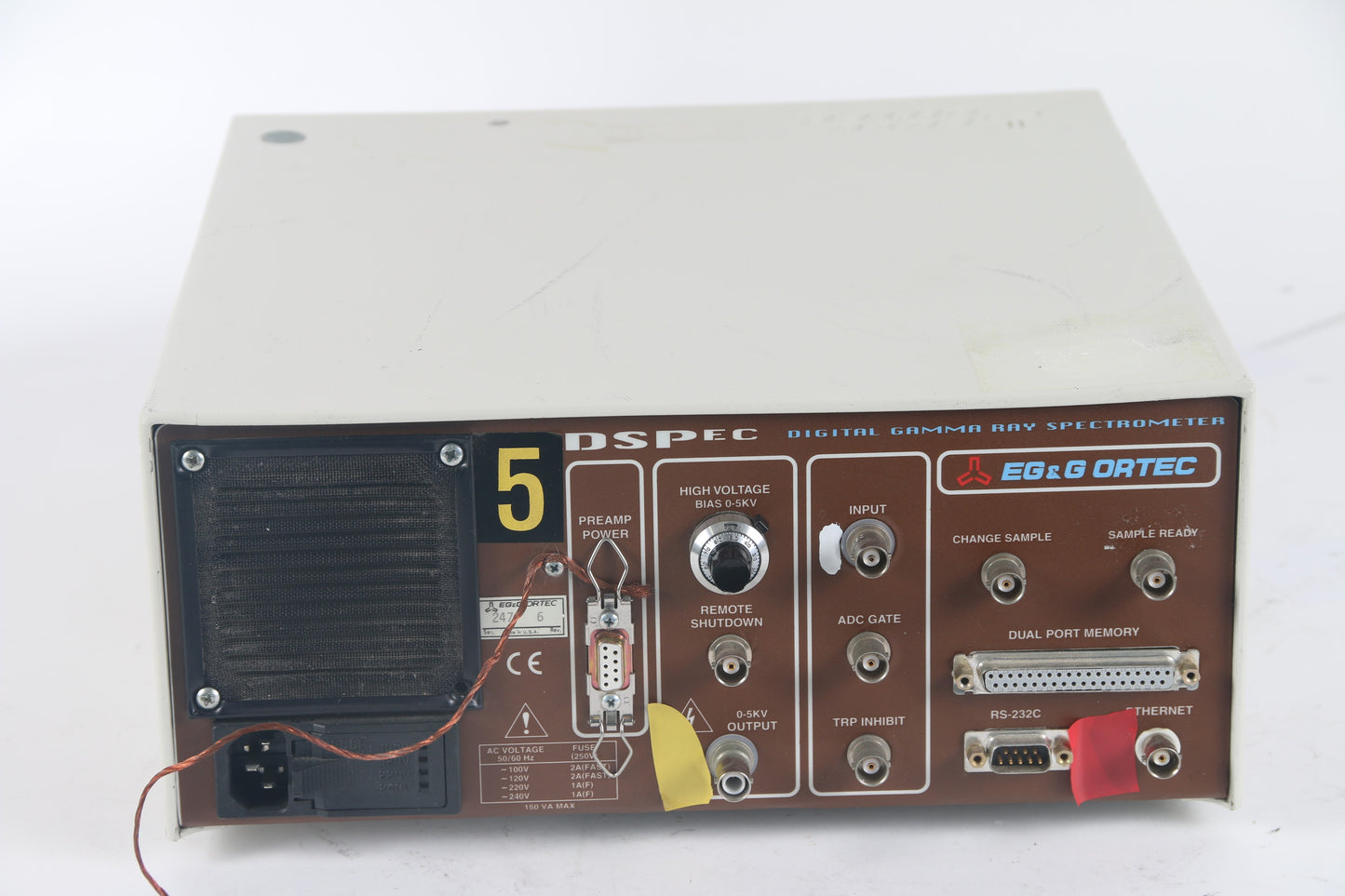 EG&G Ortec DSPEC Digital Gamma Ray Spectrometer - AS IS - HV Positive ...