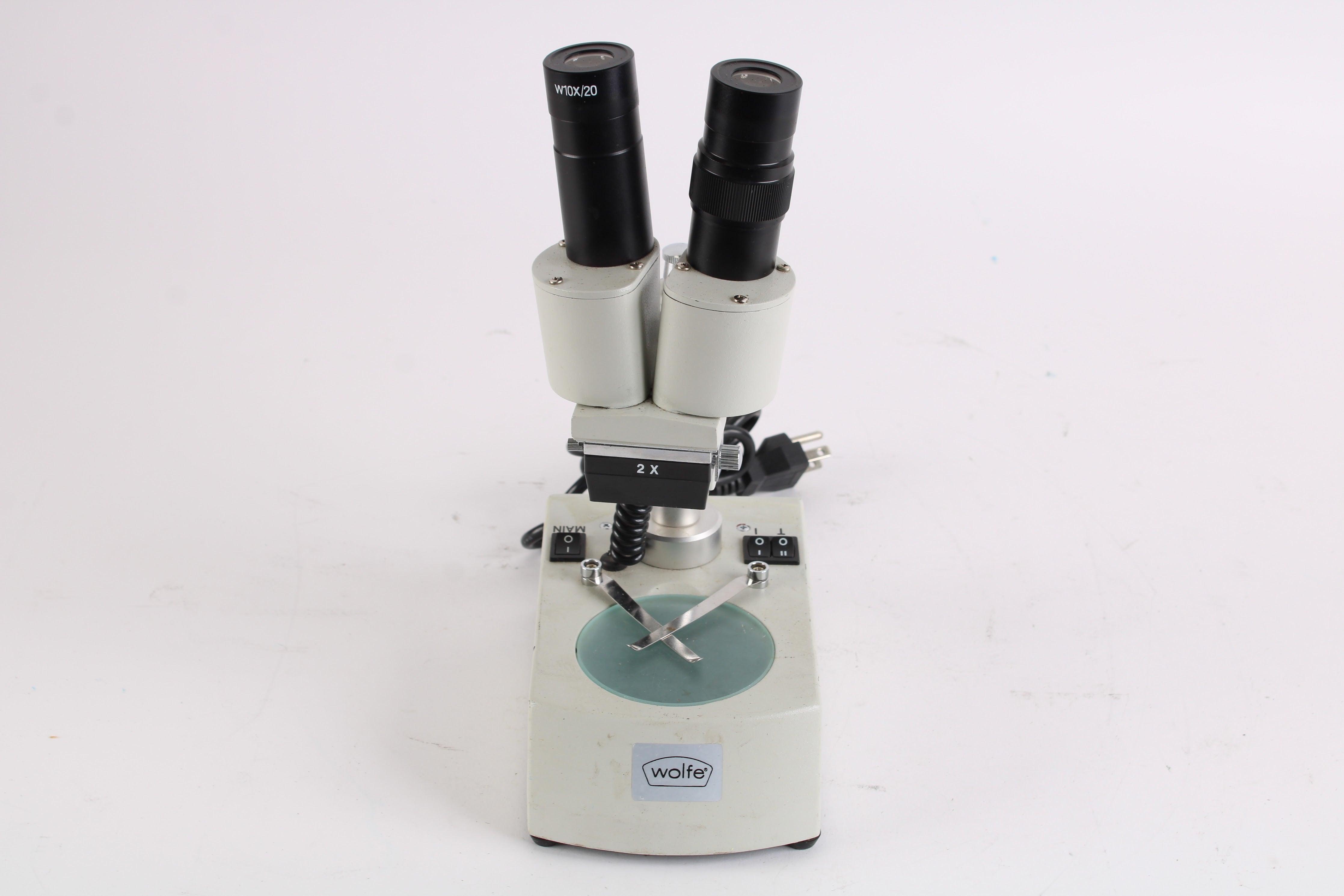Wolfe 2X Microscope W/ 2x W10X/20 Eyepieces – NTC Tech
