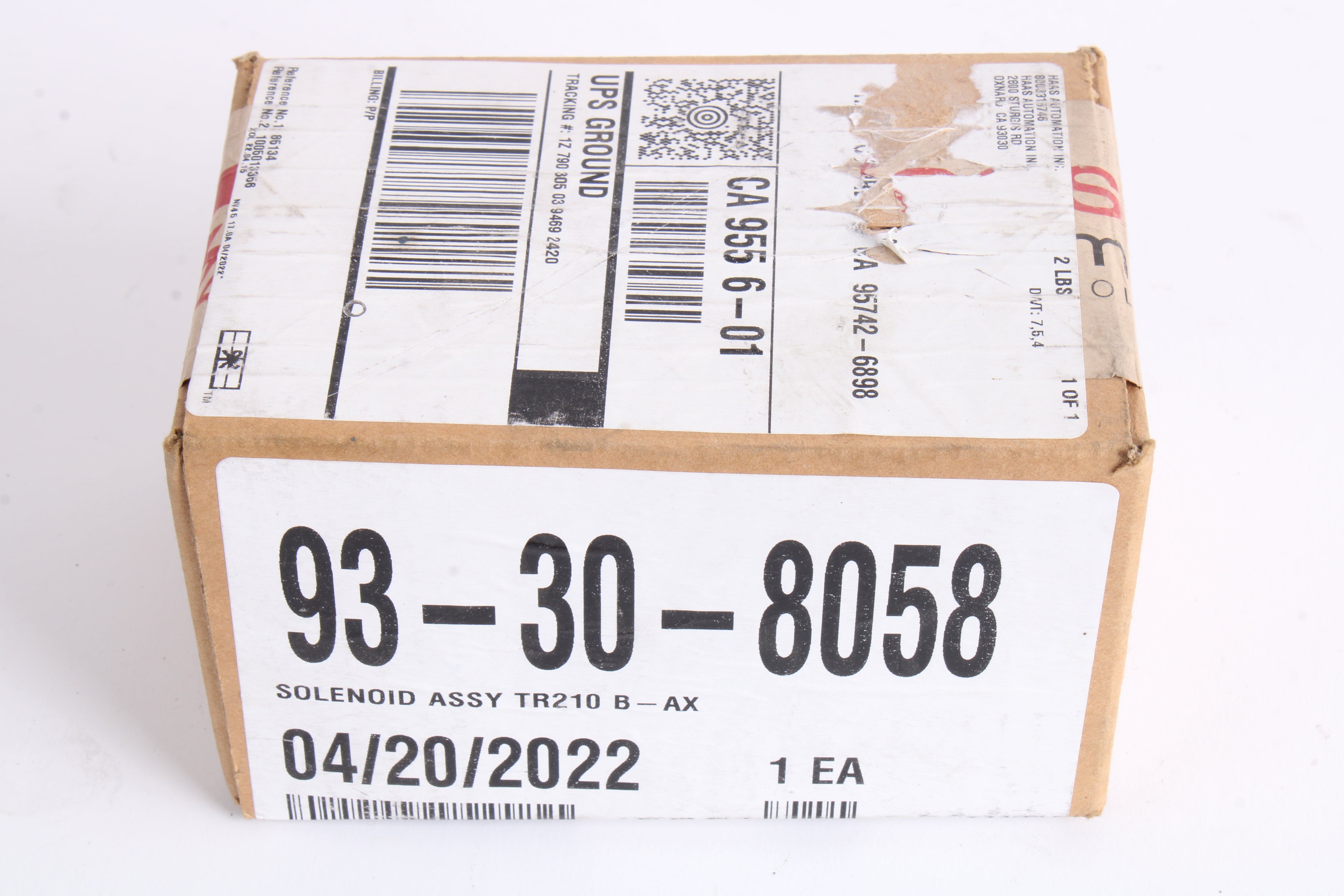 HAAS Automation 93-30-8058 Solenoid Assy TR210 B-AX - New – NTC Tech