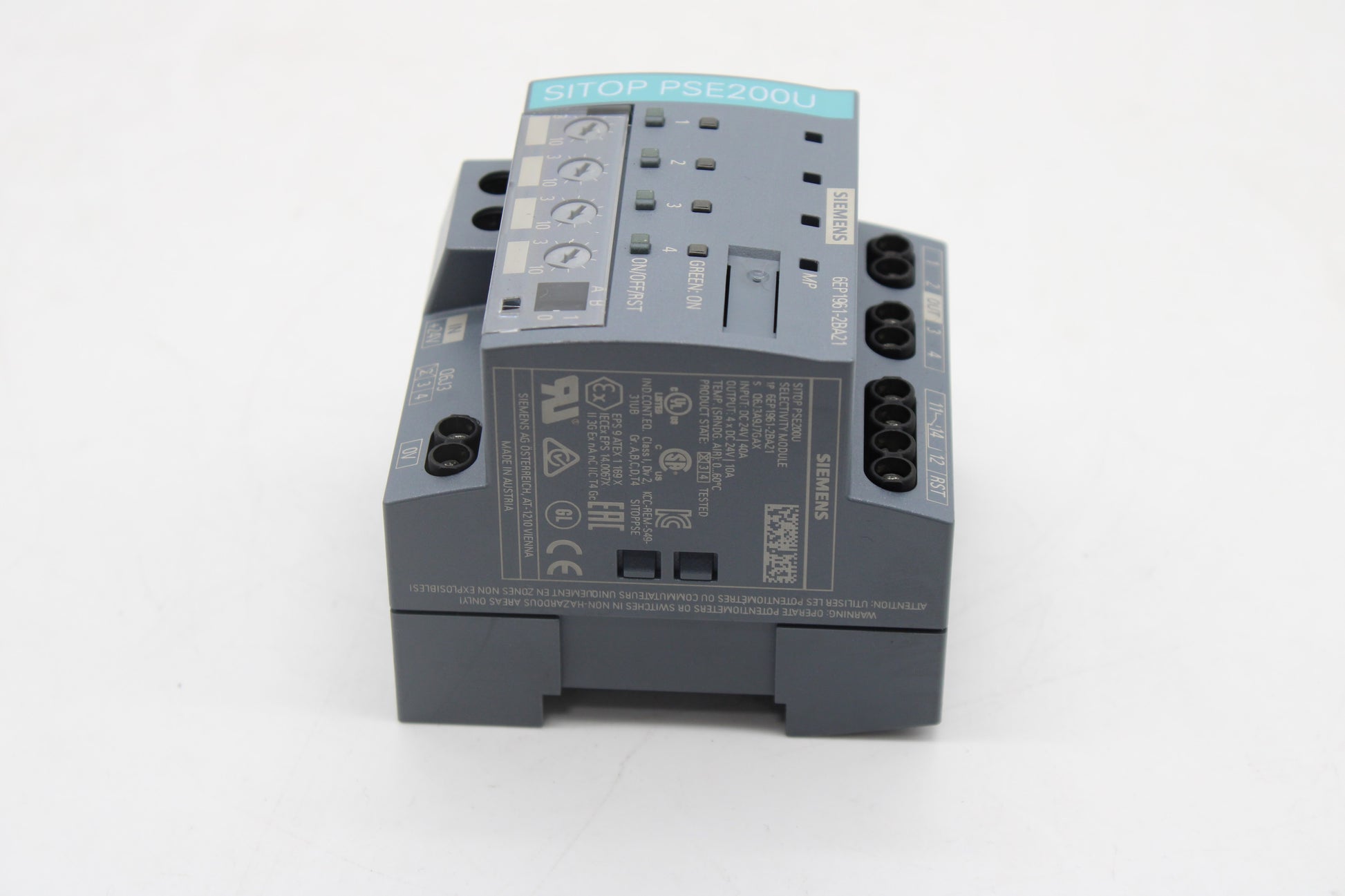 Siemens 6EP 1961-2BA21 / SITOP PSE200U Selectivity Module – NTC Tech