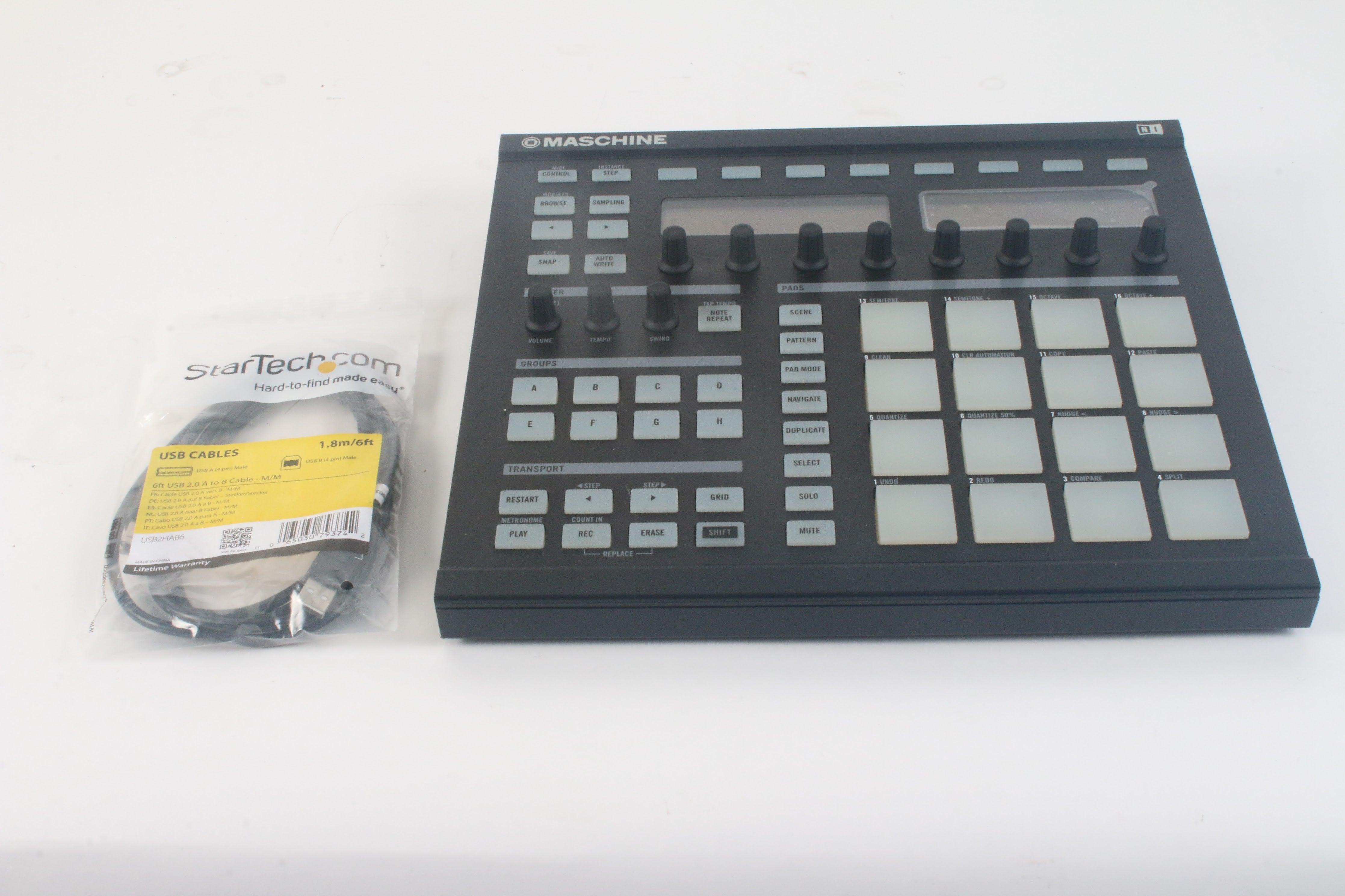 Native Instruments Maschine Controller Drum Controller with USB Cable ...