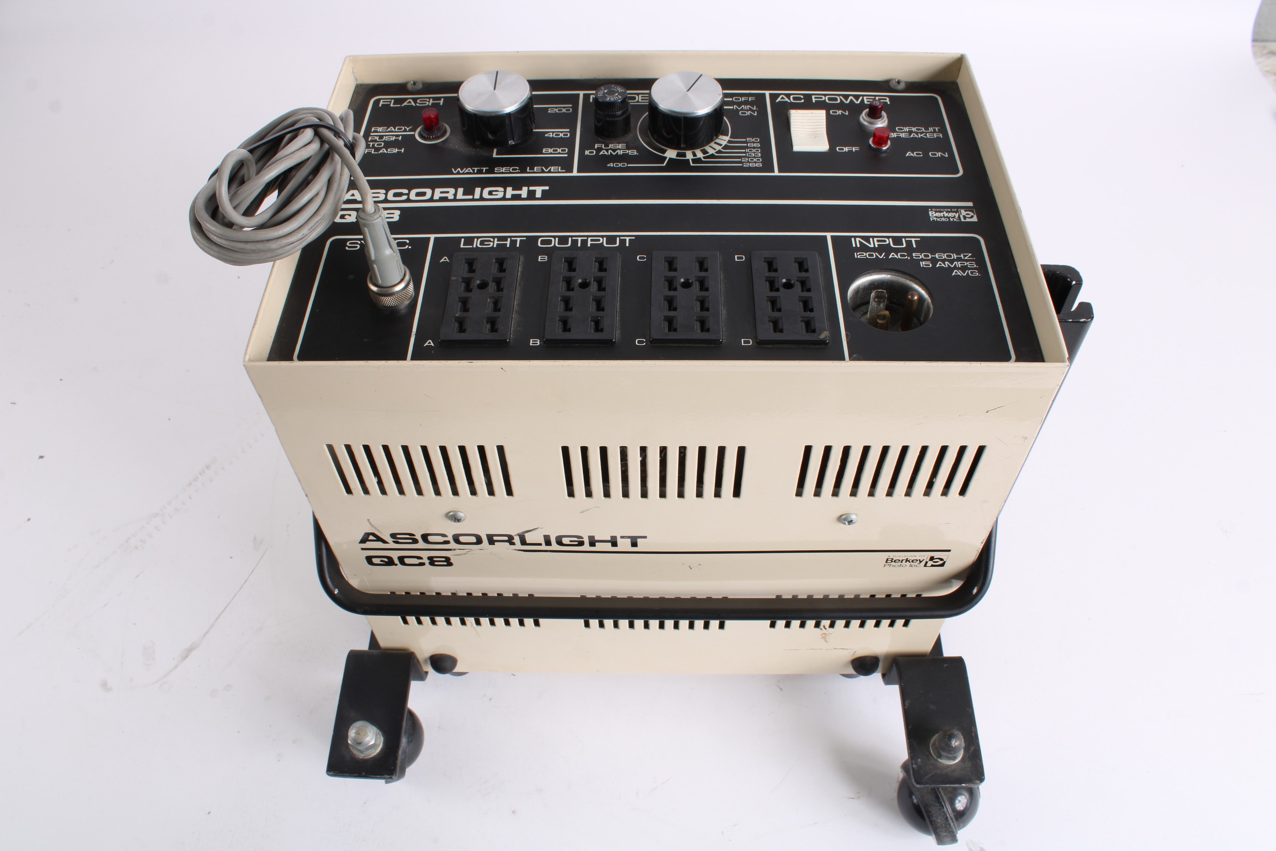 Ascor Ascorlight QC8 Professional Flash System Power Supply - Fair Con ...