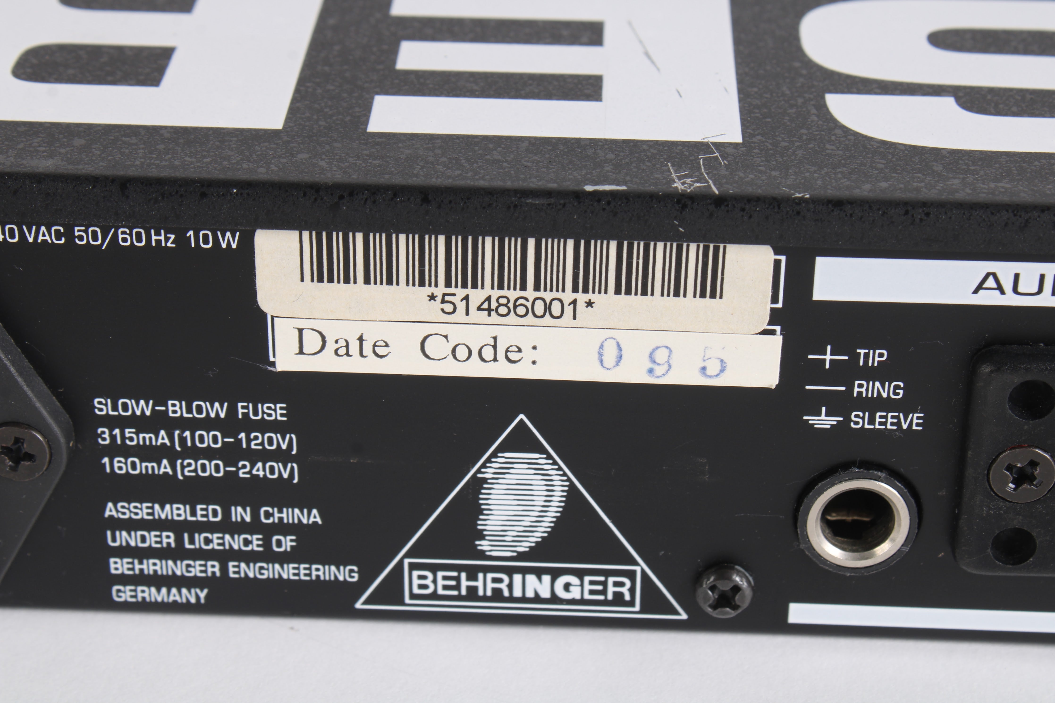 Behringer MDX 2100 Audio Interactive Dynamics Processor - Fair Conditi ...