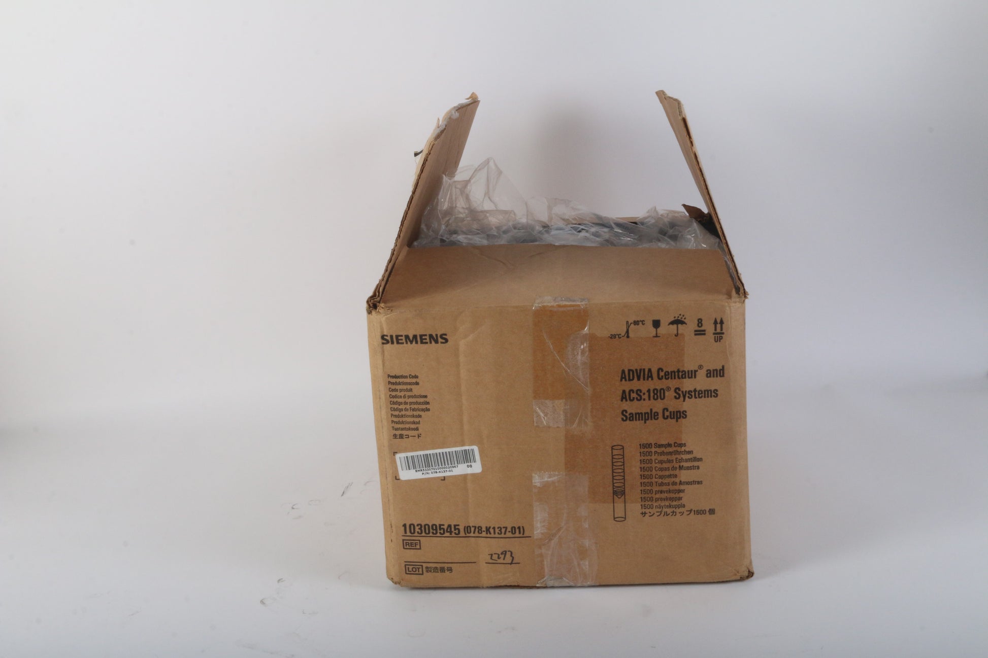 Siemens Advia Centaur ACS:180 Systems Sample Cups 3 Bags of 500 103095 ...