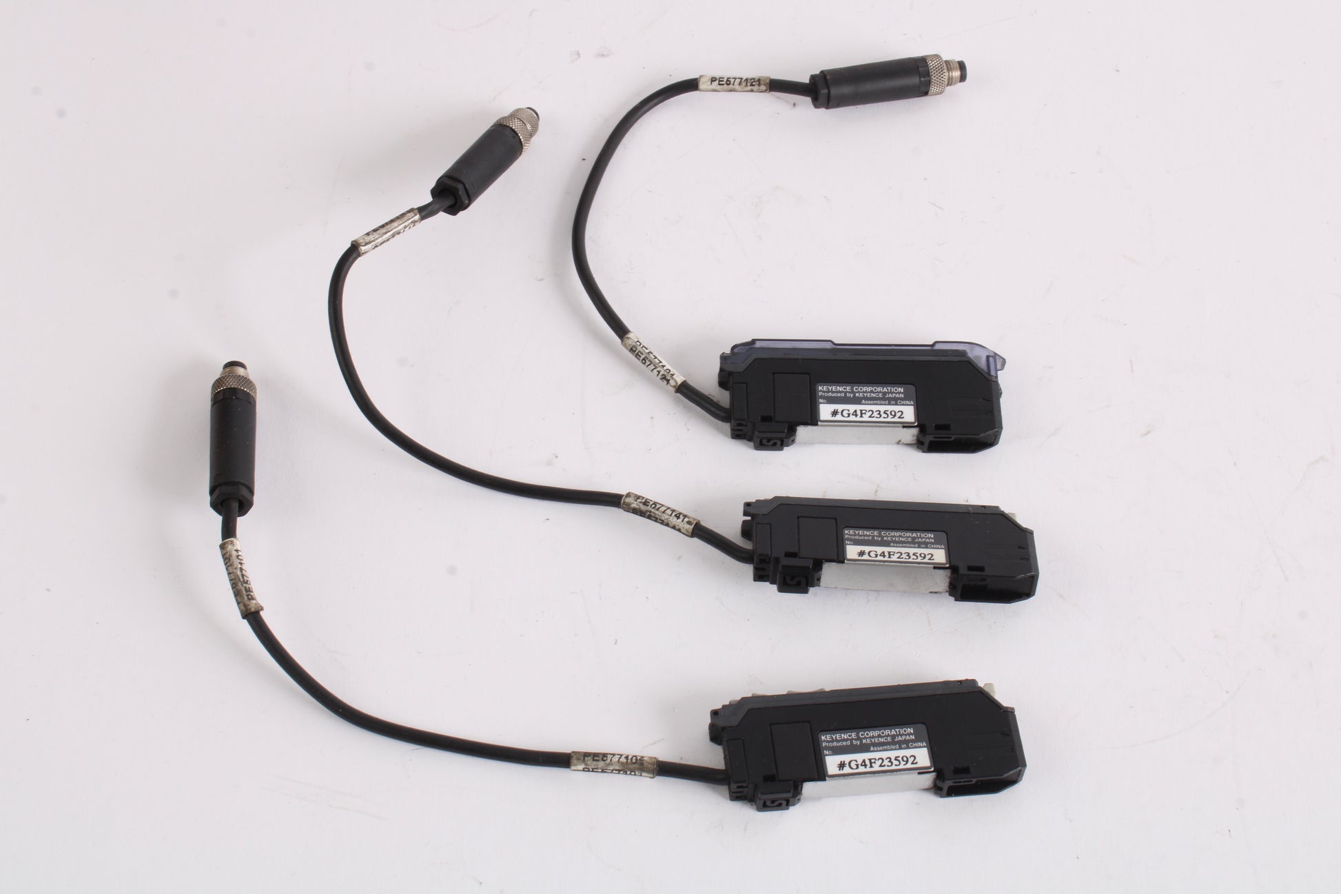 Keyence FS-V33P Fiber Amplifier Cable Set of 3 – NTC Tech