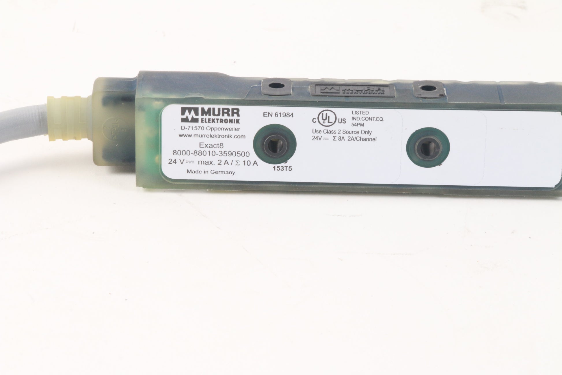 Murr Elektronik D-71570 Exact8 Art. 8000-88010-3590500 Oppenweiler - C ...