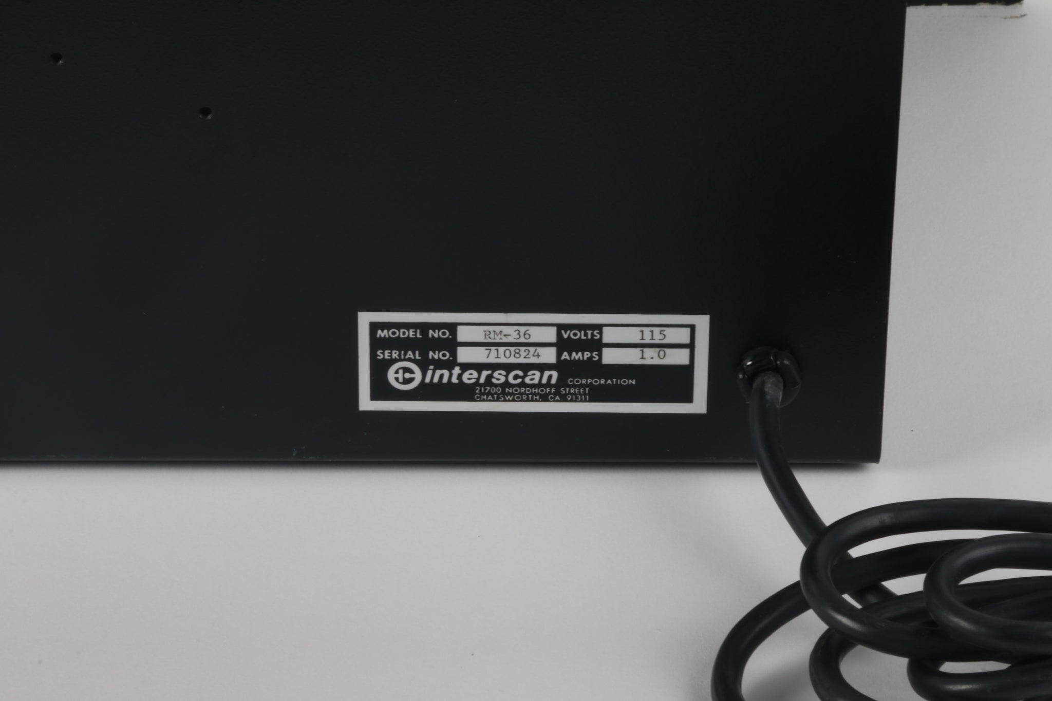 Interscan RM-36 Rack-Mount Analyzer Hydrogen Chloride – NTC Tech