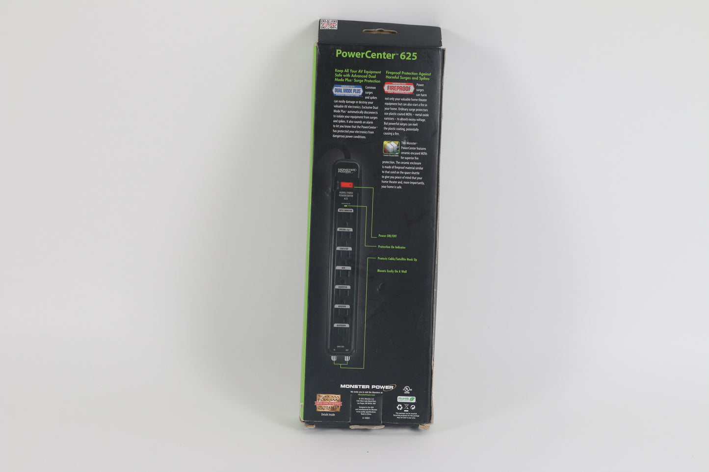 Monster MPME625 Power Strip Surge Protector – NTC Tech